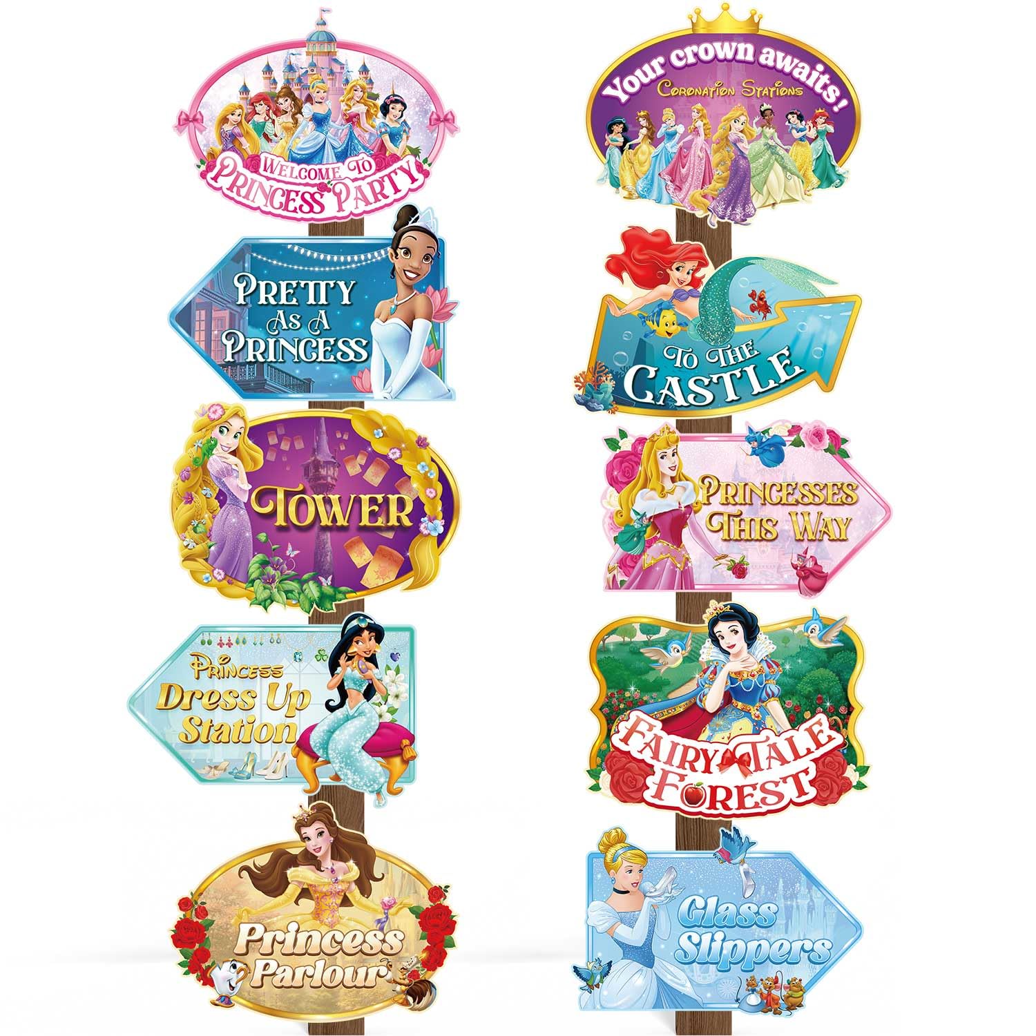 Princess Birthday Signs