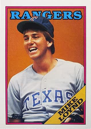 Amazon.com: 1988 Topps #319 Mike Loynd Mint Condition Card ...