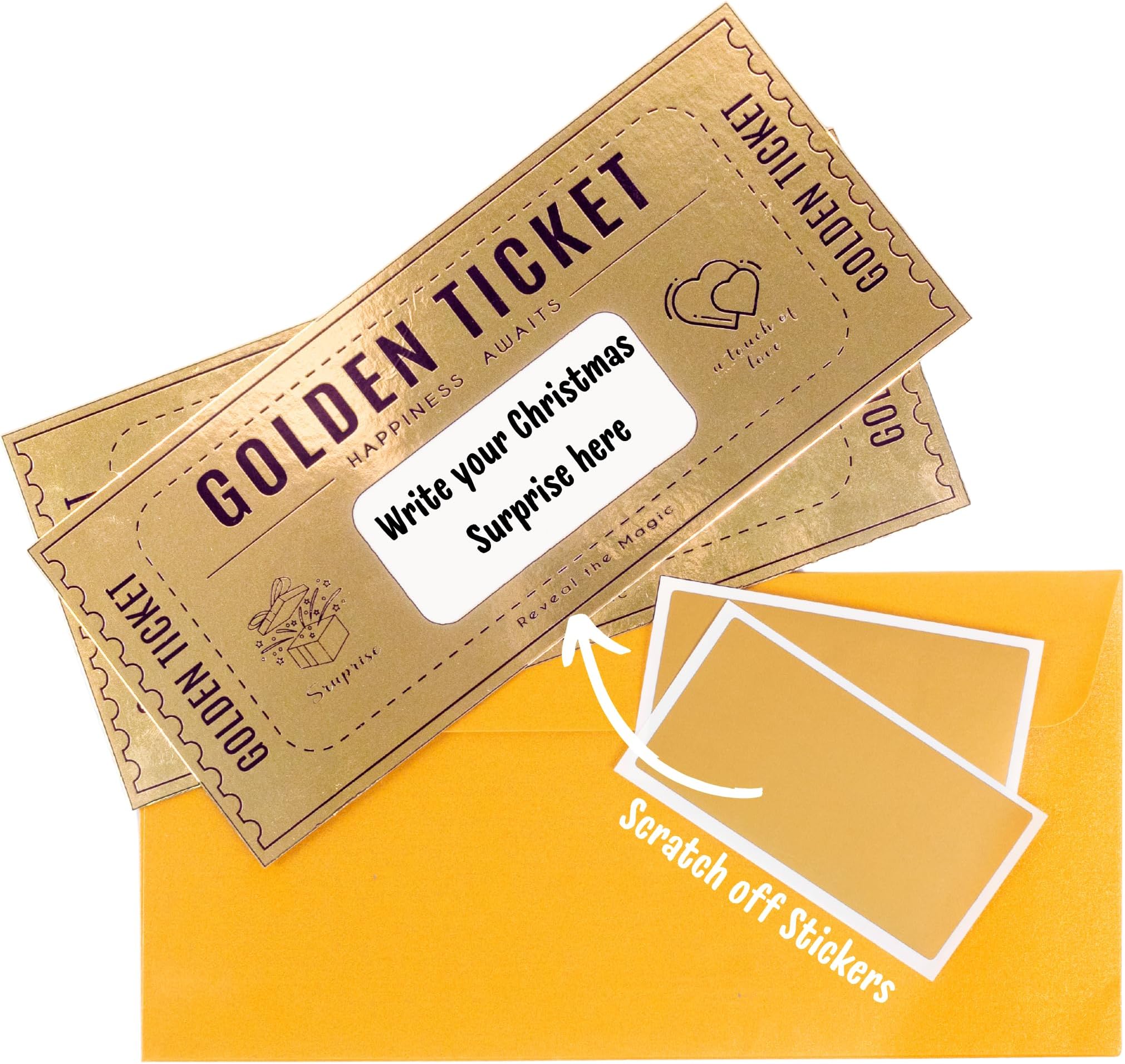 Amazon.com: Foosproea Concert Ticket - DIY Event Ticket Scratch Off ...