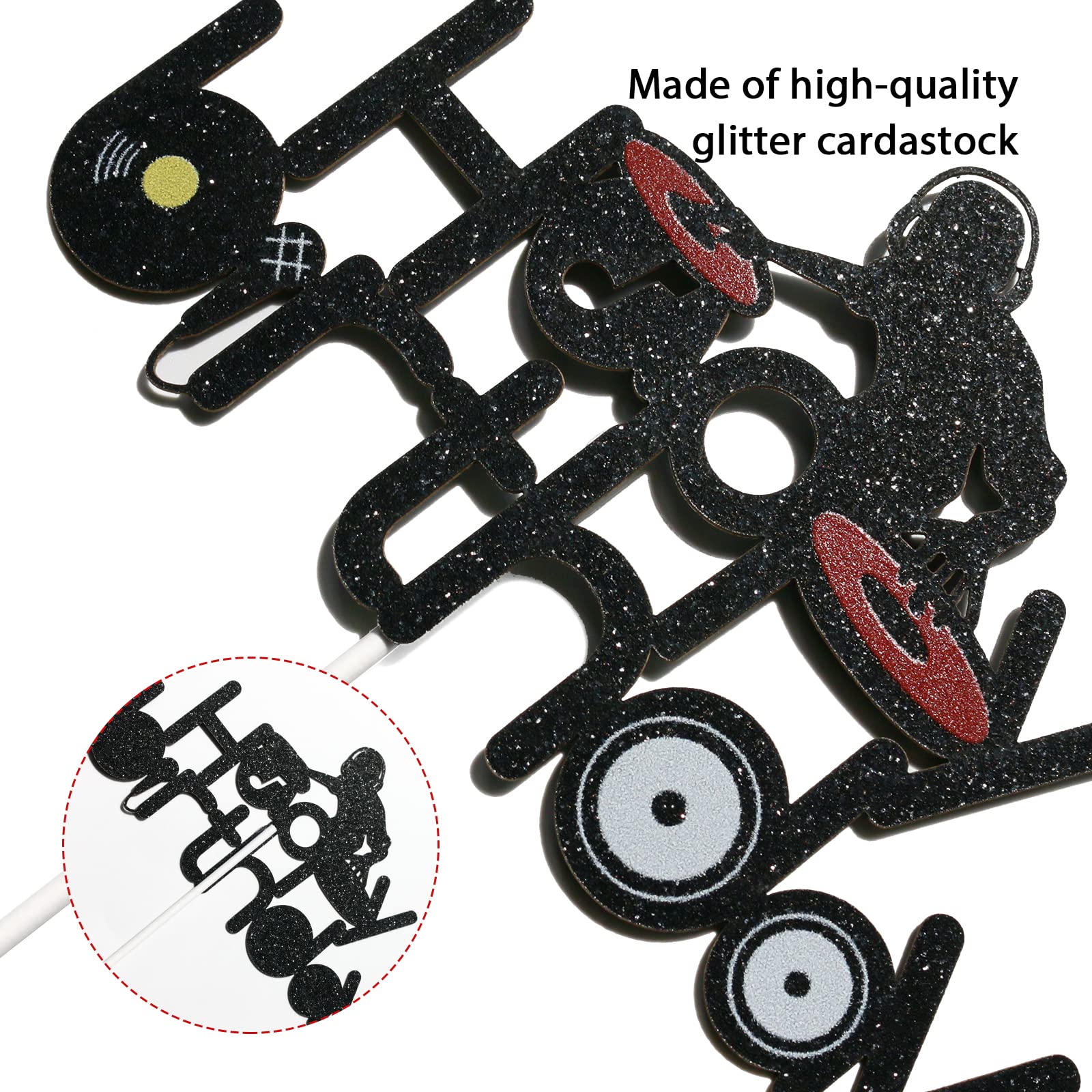 Snapklik.com : DJ Happy Birthday Cake Topper, Disco Birthday Party ...