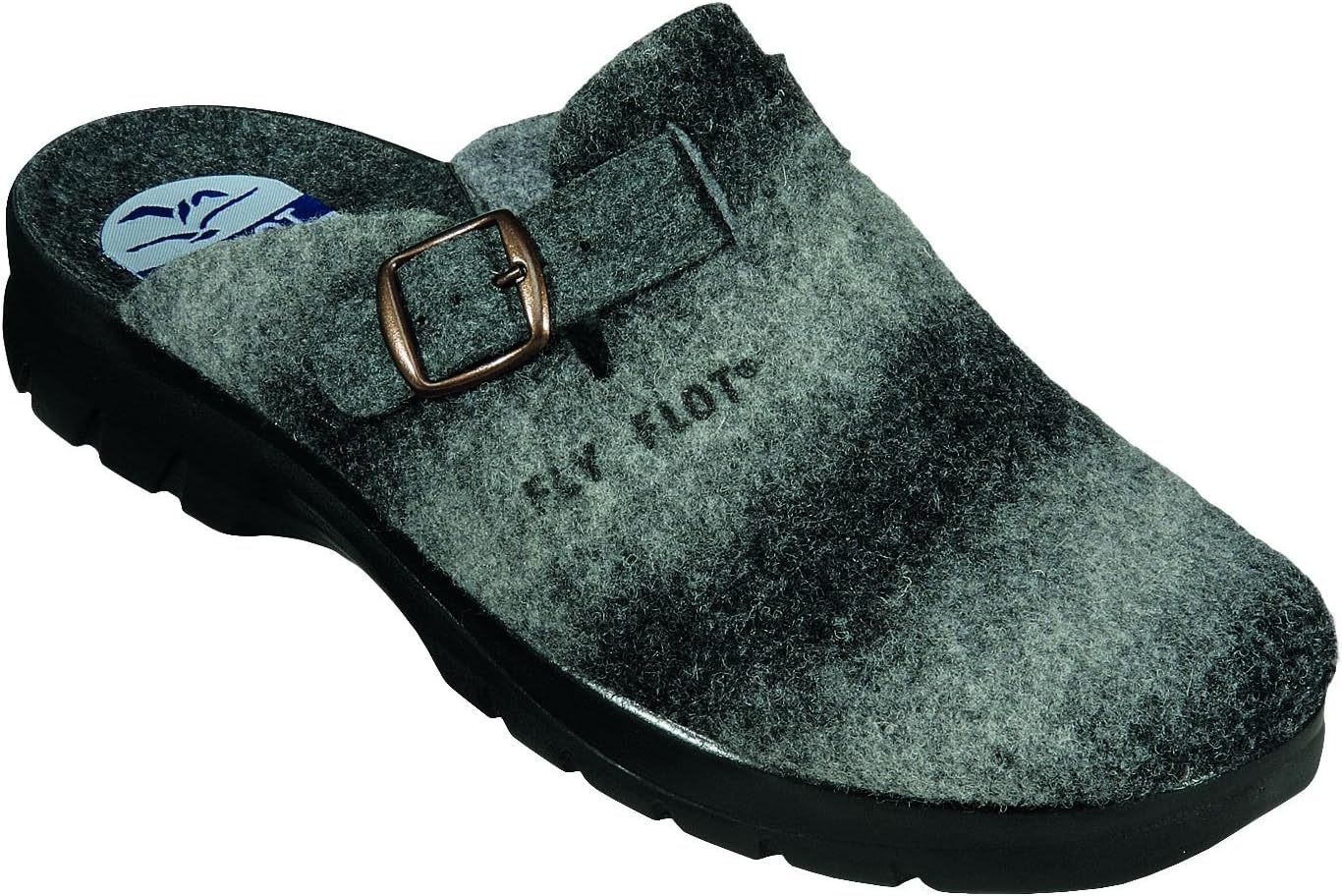Amazon.com | Fly Flot Men's Slippers, Grau Grigio Nero, 47 EU | Slippers