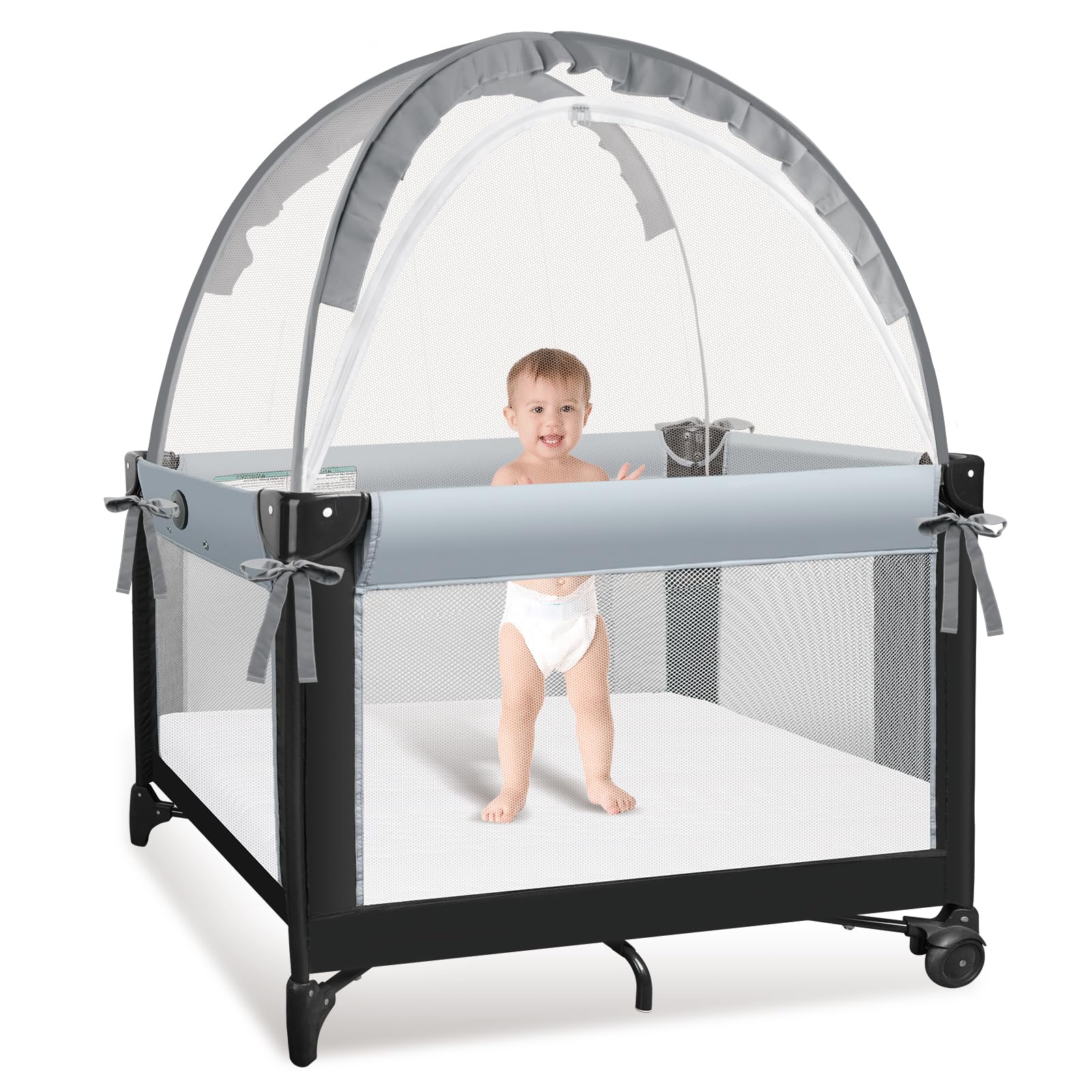 Amazon.com: Crib Tent to Keep Baby from Climbing Out - Crib Net to Keep ...