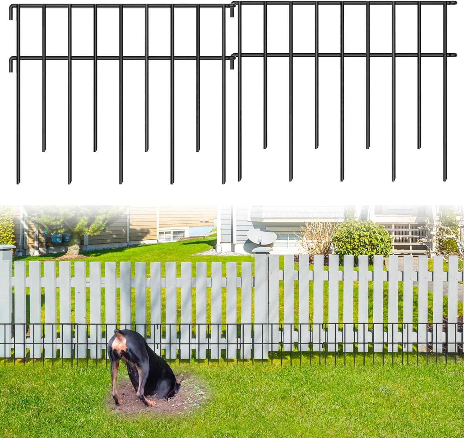 Animal Barrier Fence, 10 Pack 13 in(H) X 13.8 ft(L), Animal Barrier ...