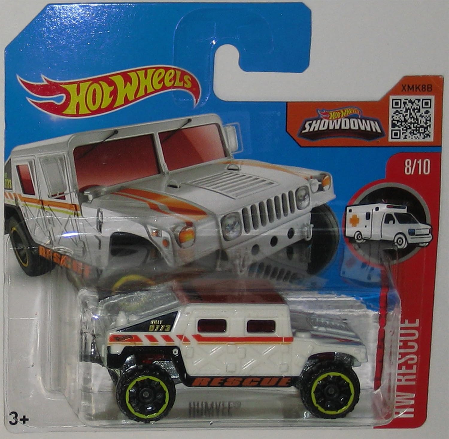 Amazon.com: Humvee Hot Wheels 2016 HW Rescue Series White Hummer 1:64 ...