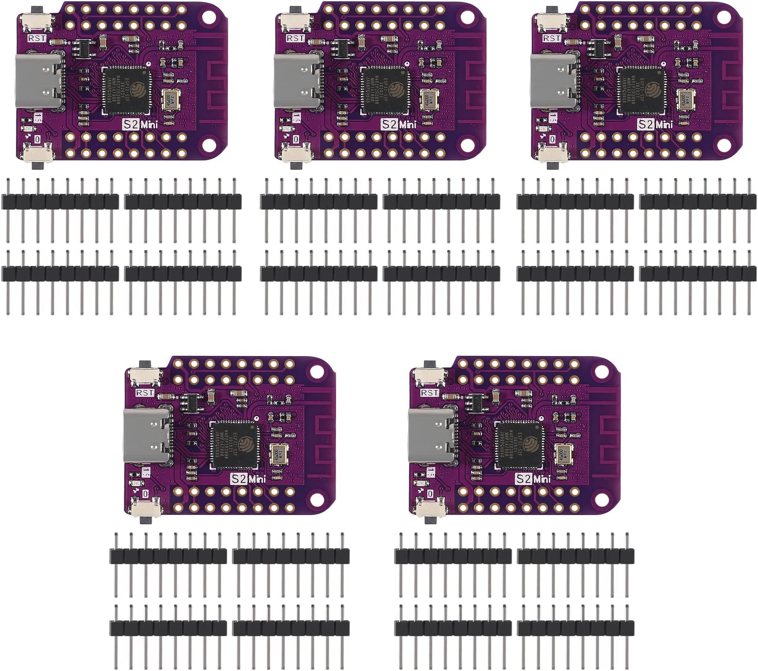 Amazon.com: DIANN 5pcs ESP32 S2 Mini V1.0.0 WiFi IOT Board Based ESP32 ...