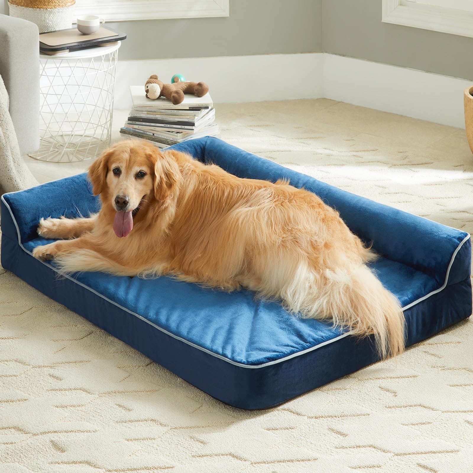 Amazon.com : BFPETHOME Orthopedic Dog Beds for Large Dogs-Waterproof ...