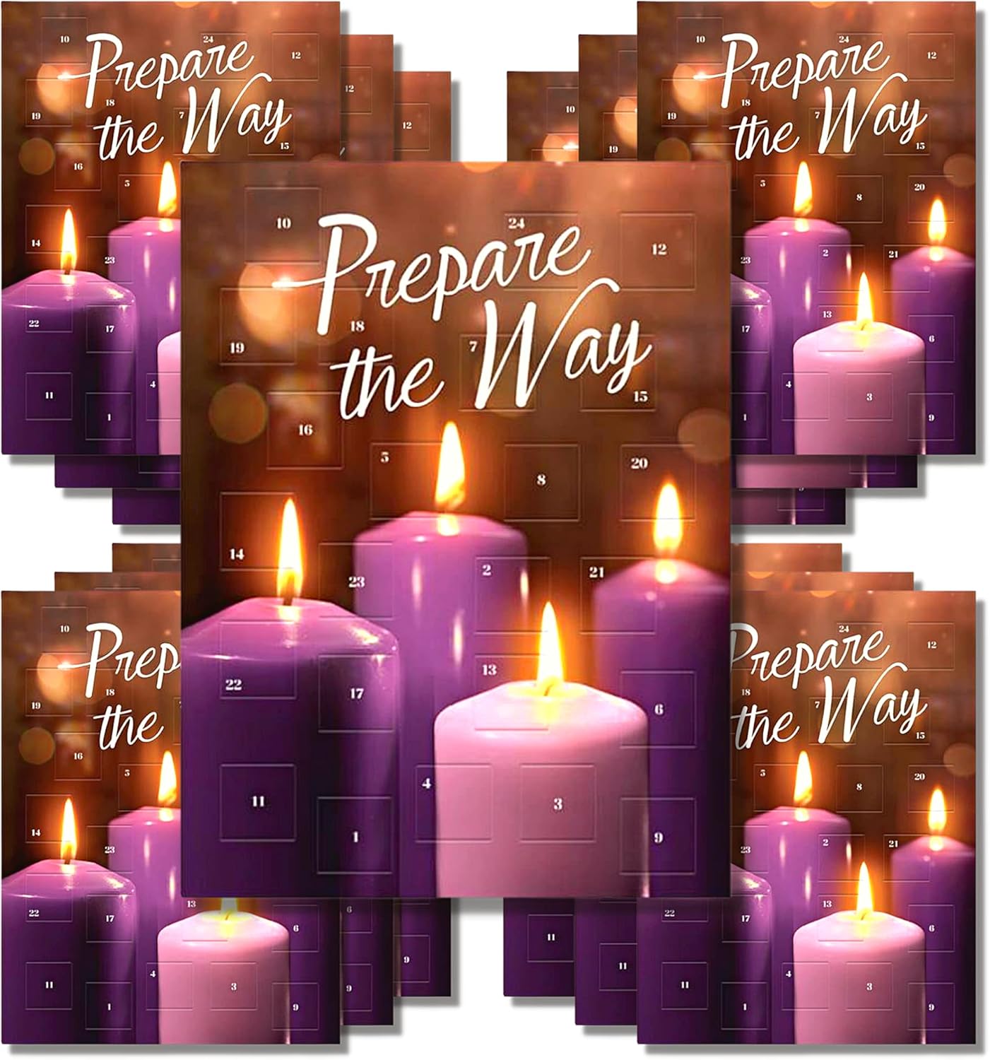 Amazon.com: Needzo - Bulk Prepare the Way of the Lord Advent Calendar ...