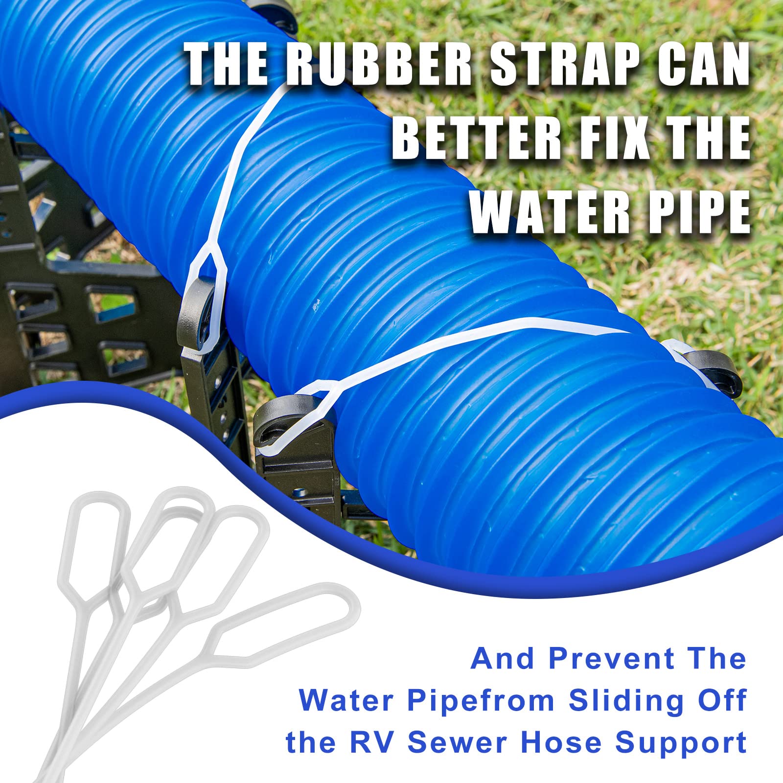 Snapklik.com : RISTOW RV Sewer Hose Support 10 Feet, Height-Adjustable ...