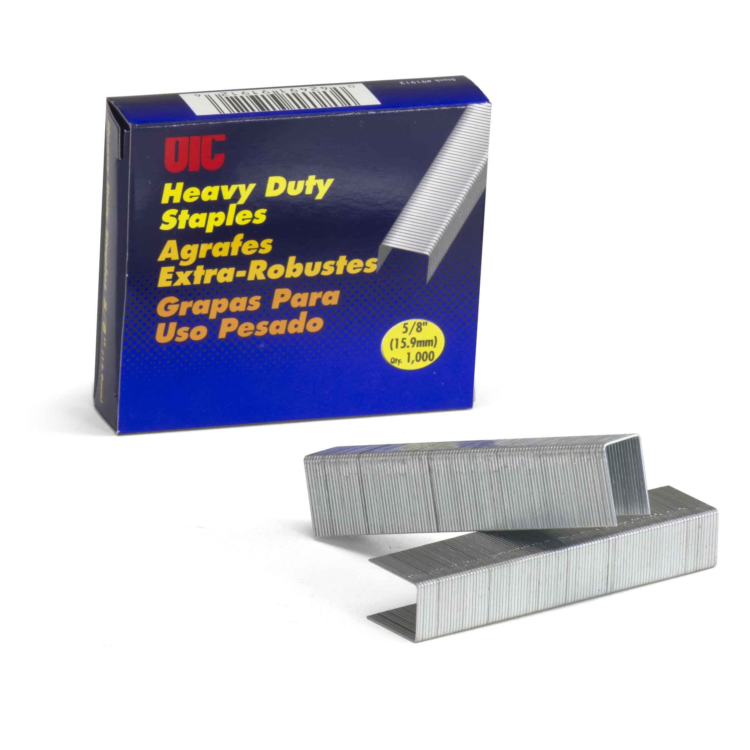 Snapklik.com : Officemate 0.625-Inch Heavy Duty Staples, 100 Per Strip ...