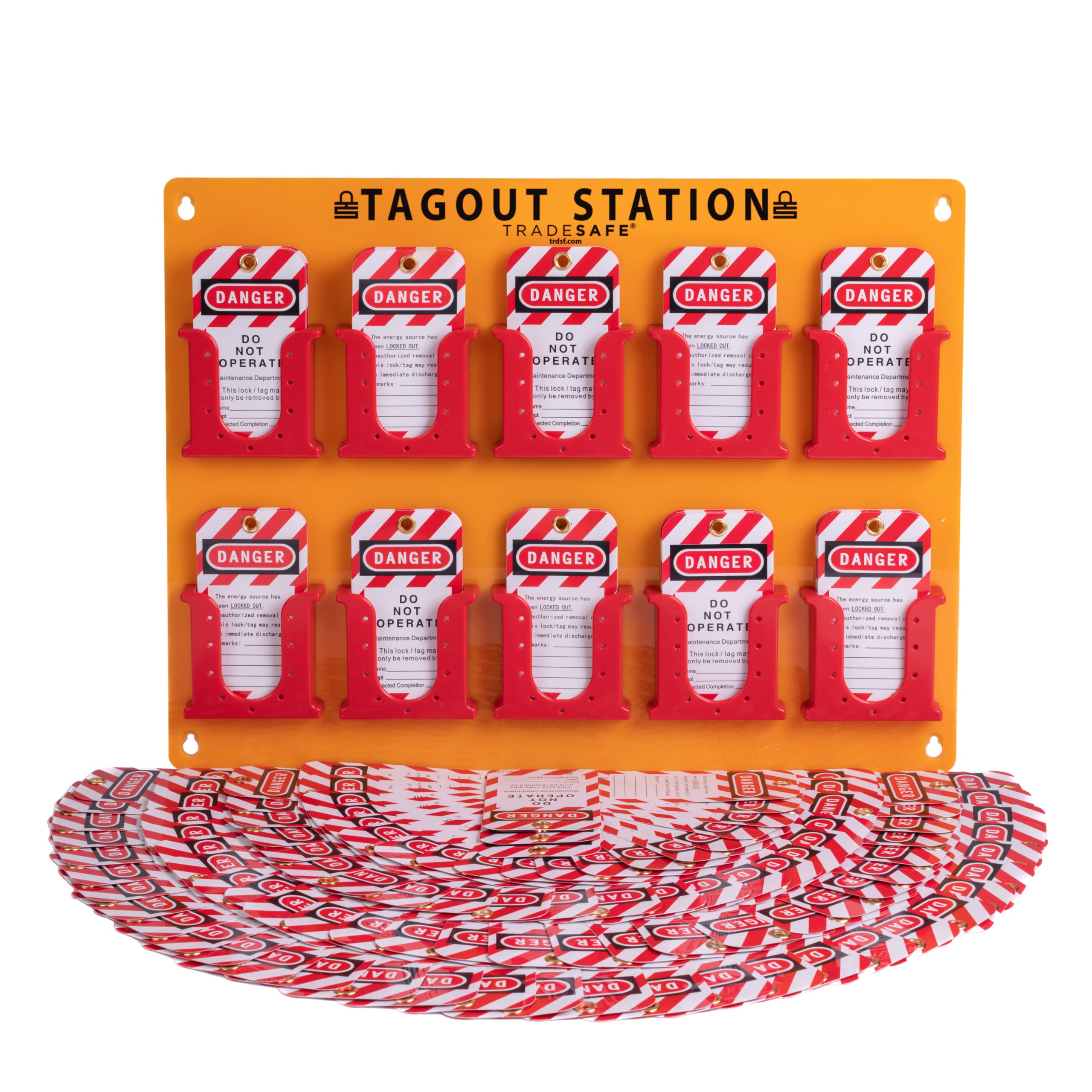 Snapklik.com : Lockout Tagout Tags Station, 150 Danger Do Not Operate ...