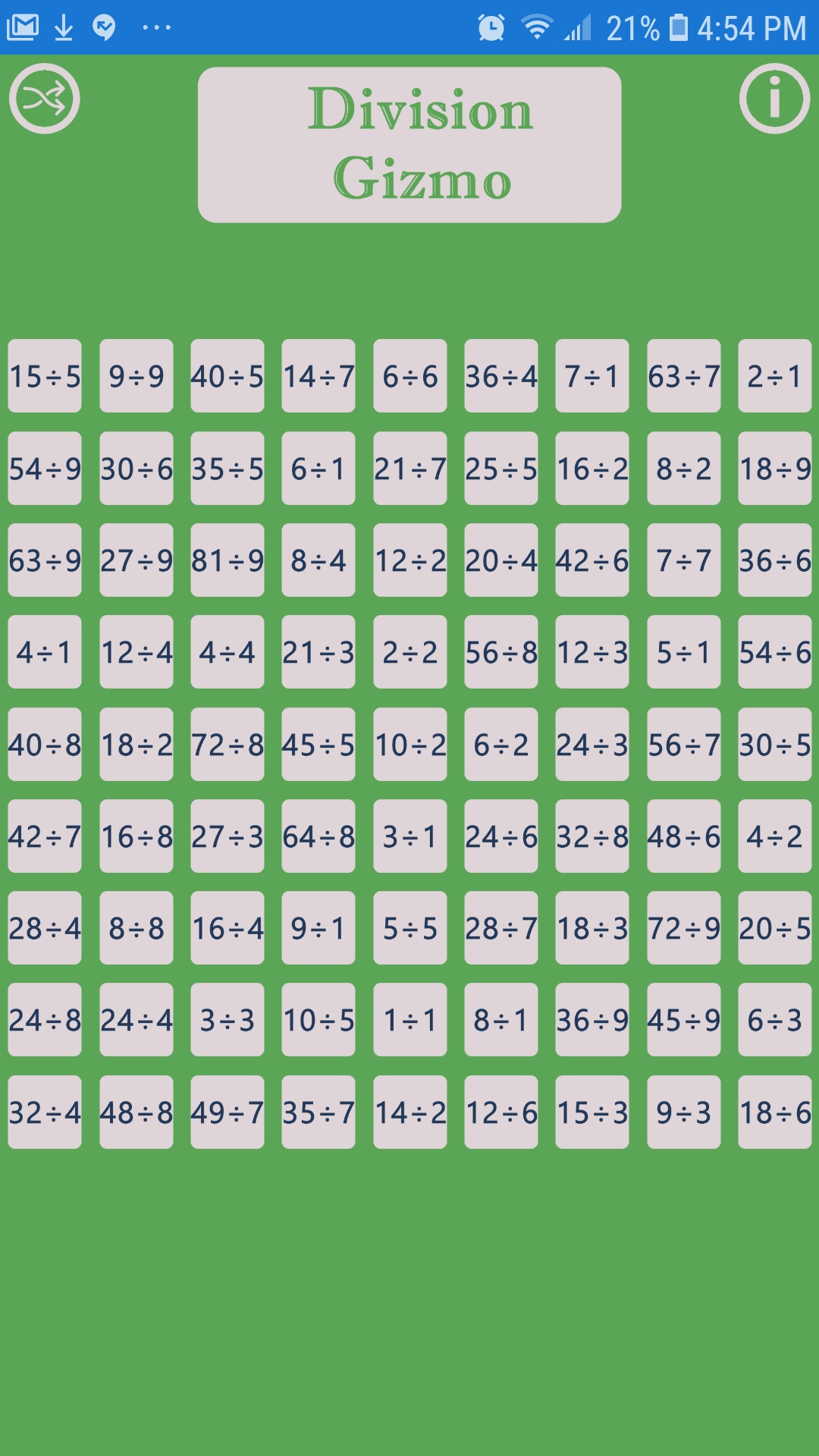 Division Gizmo - A Division Learning Tool - App on Amazon Appstore
