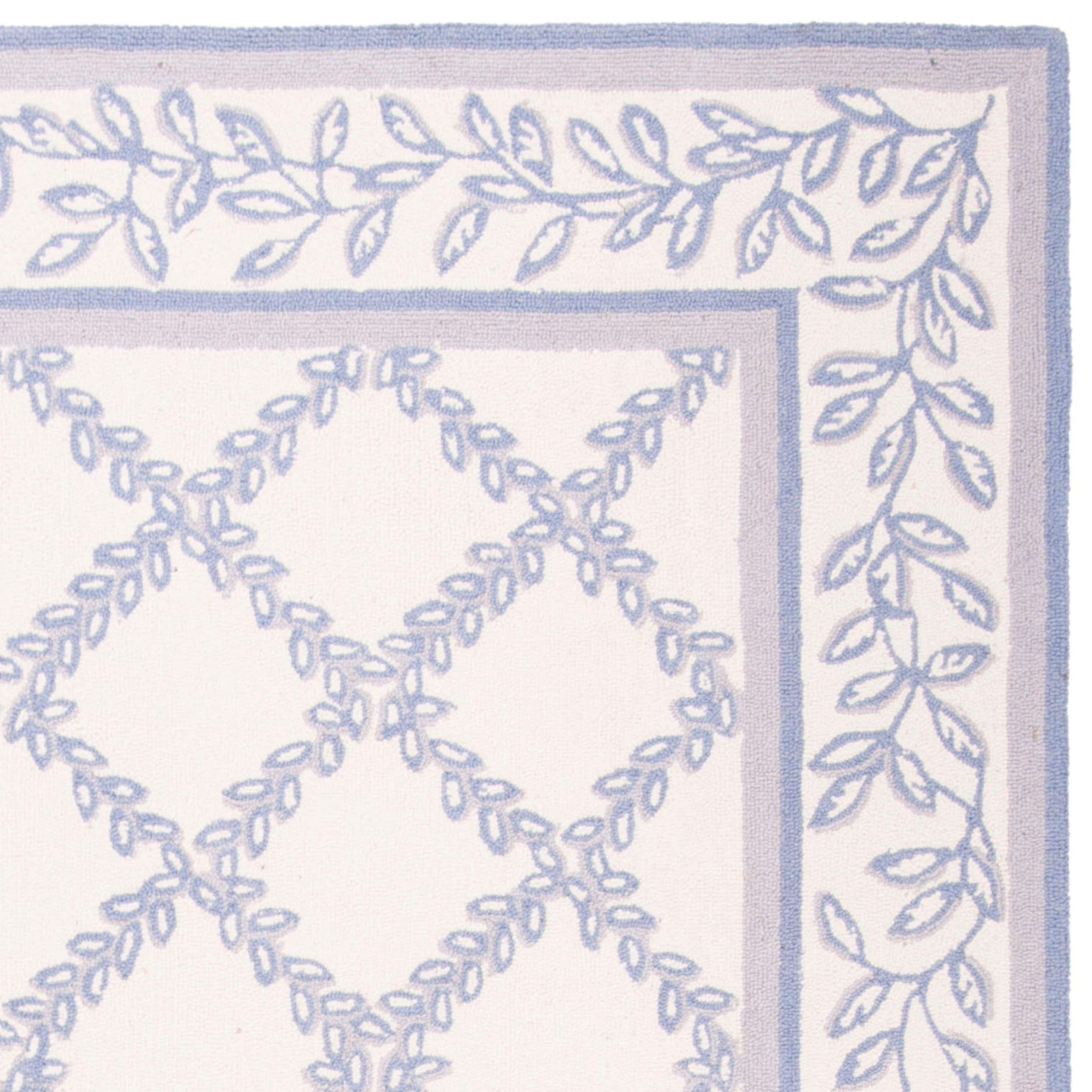 SAFAVIEH Chelsea Collection Area Rug - 9' x 12', Ivory & Light Blue ...