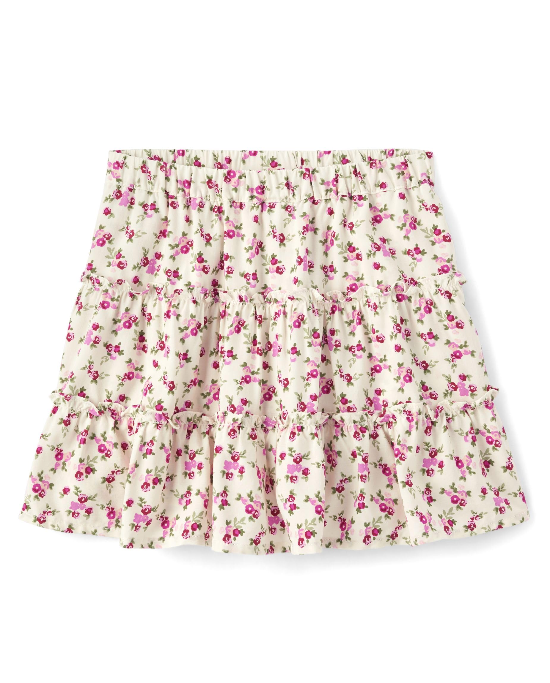 Amazon.com: The Children's Place Girls' Pull On Everyday Skorts, White ...