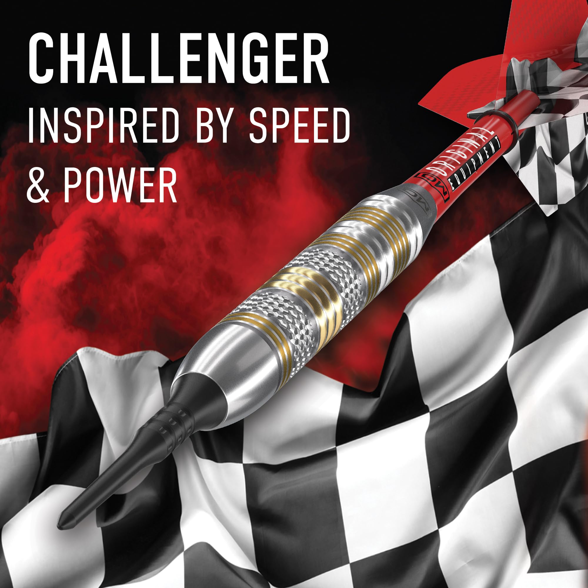 Snapklik.com : DW Challenger Soft Tip Dart Set 20G, Brass Barrel