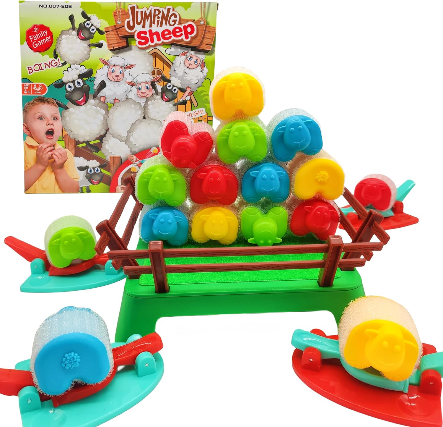 Amazon.com: Ybgocot Jumping Sheep Board Game,Catapulting Sheep Game for ...