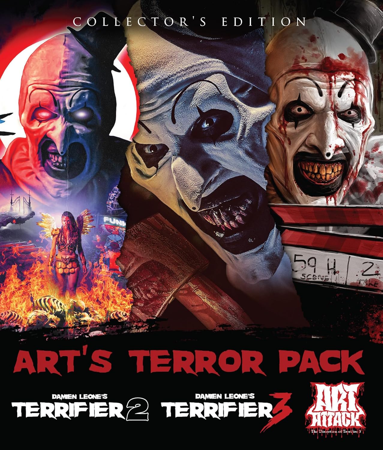 Amazon.com: Art's Terror Pack: Terrifier 2, Terrifier 3 & Art Attack ...