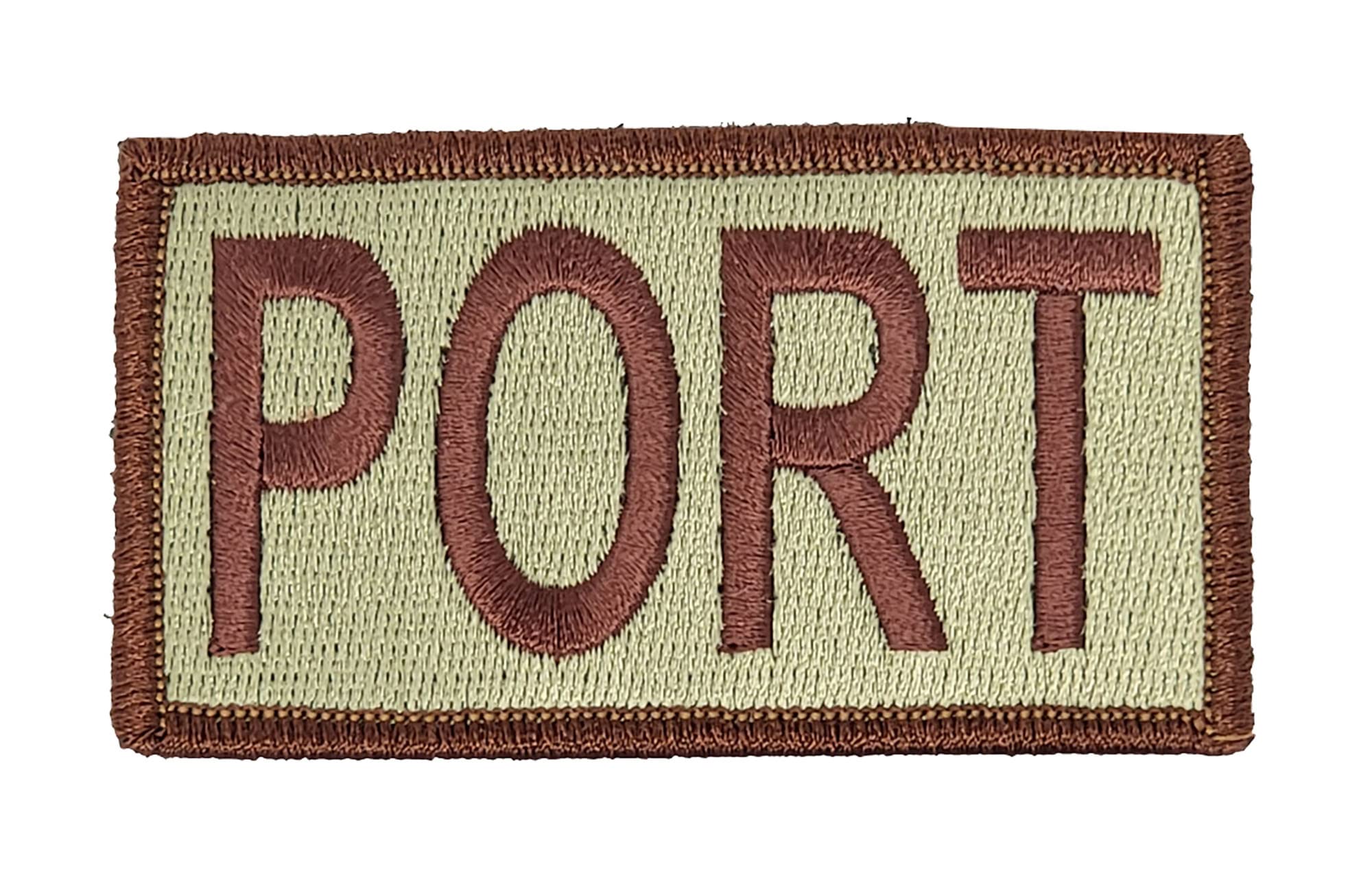 Amazon.com: USAF Port Letters OCP Spice Brown Patch (Military Issued ...