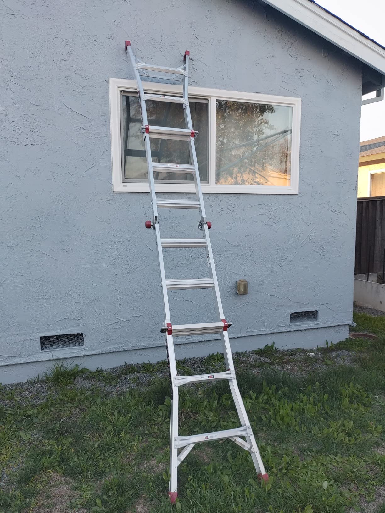 $32/mo - Finance Ecomax Multifunction Telescoping Ladder, Aluminum ...