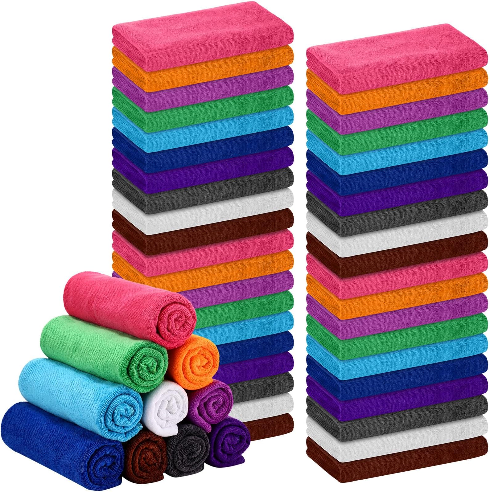 Amazon.com : Newwiee 72 Pack Bleach Proof Towels Bulk for Salon Hair ...