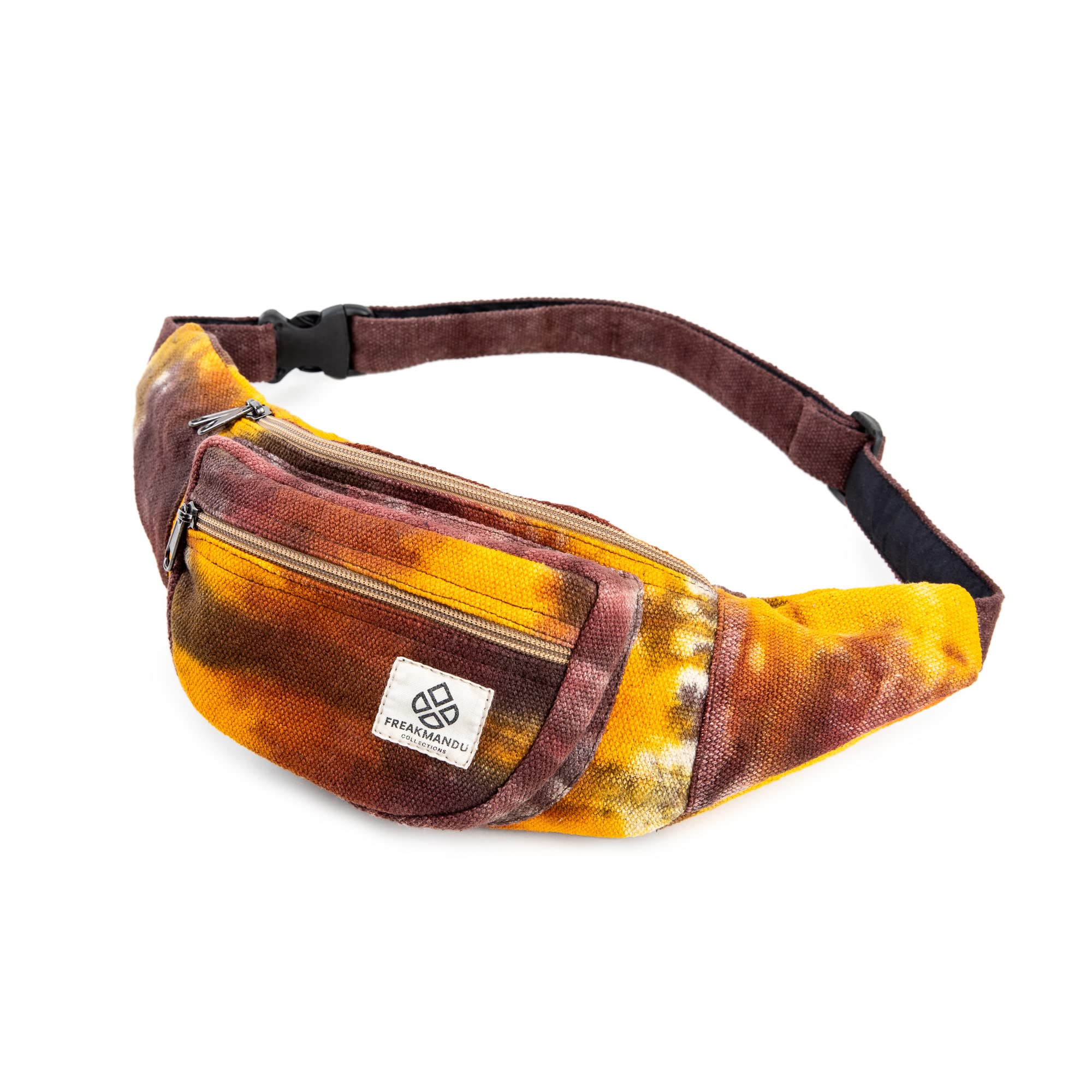 Amazon.com | Freakmandu Eco-Friendly Boho Hippie Style Hemp Fanny Pack ...
