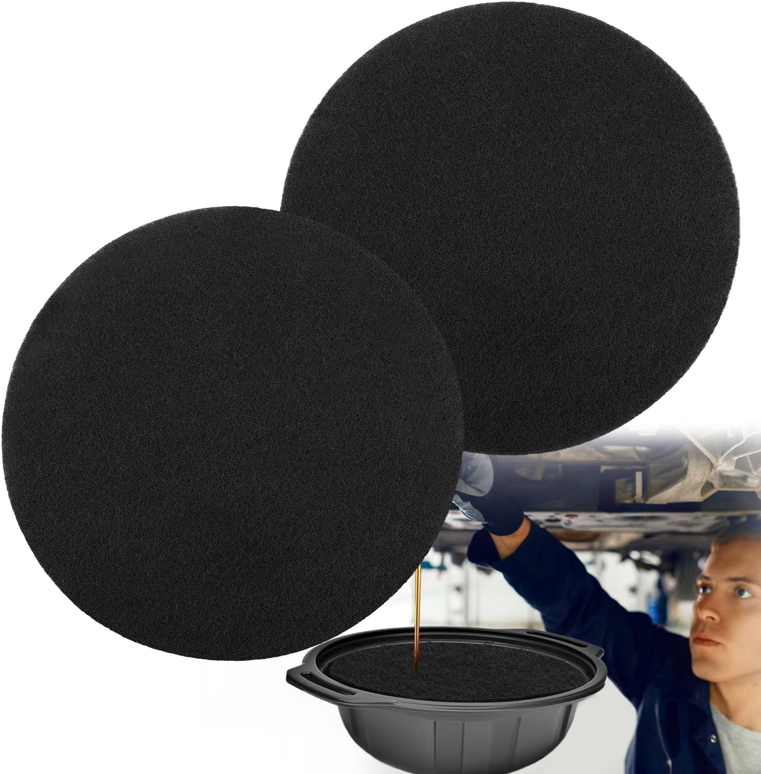 Amazon.com: Kidum 4 Pcs 22'' Oil Drain Splash Pad Mat for Transmission ...