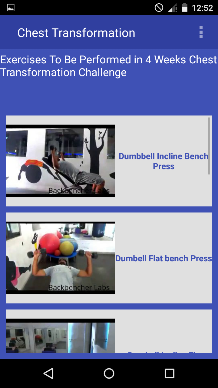 Aplicación 4 Weeks Chest Transformation en Amazon Appstore