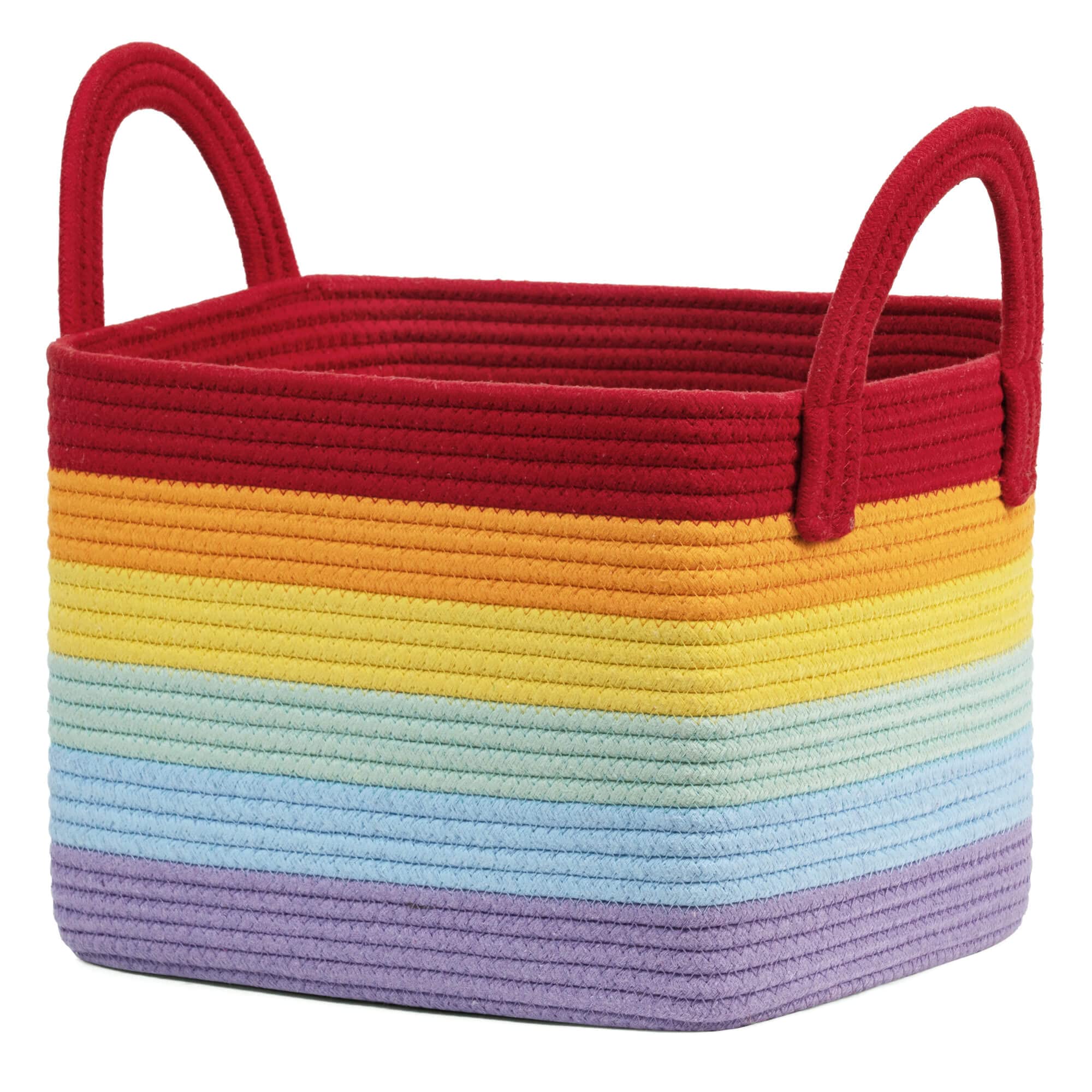 Amazon.com: Goodpick Rainbow Shelf Basket, Medium Woven Storage Basket ...