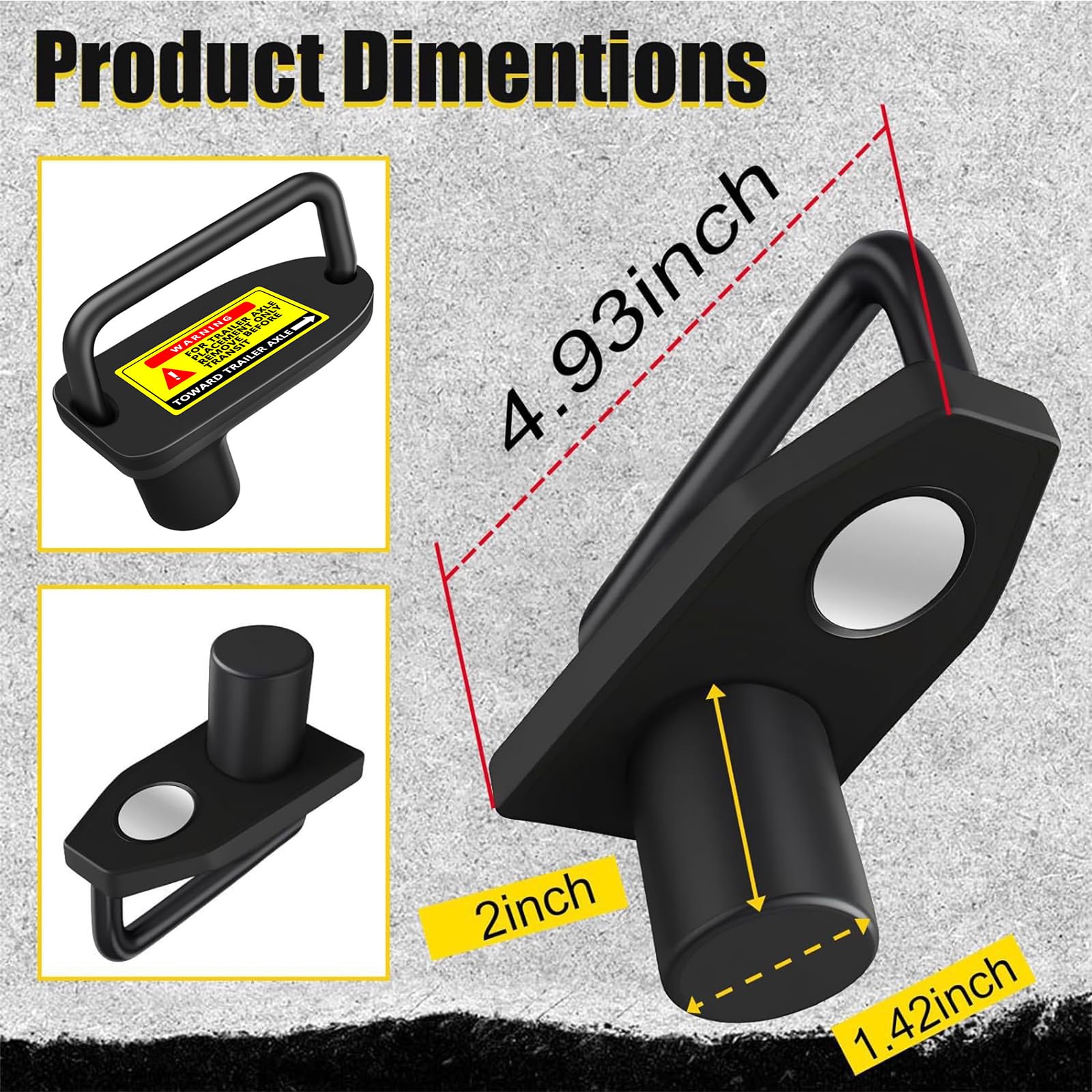 Snapklik.com : Tandem Slide Stopper For Semi Truck, Trailer Axle Stop ...