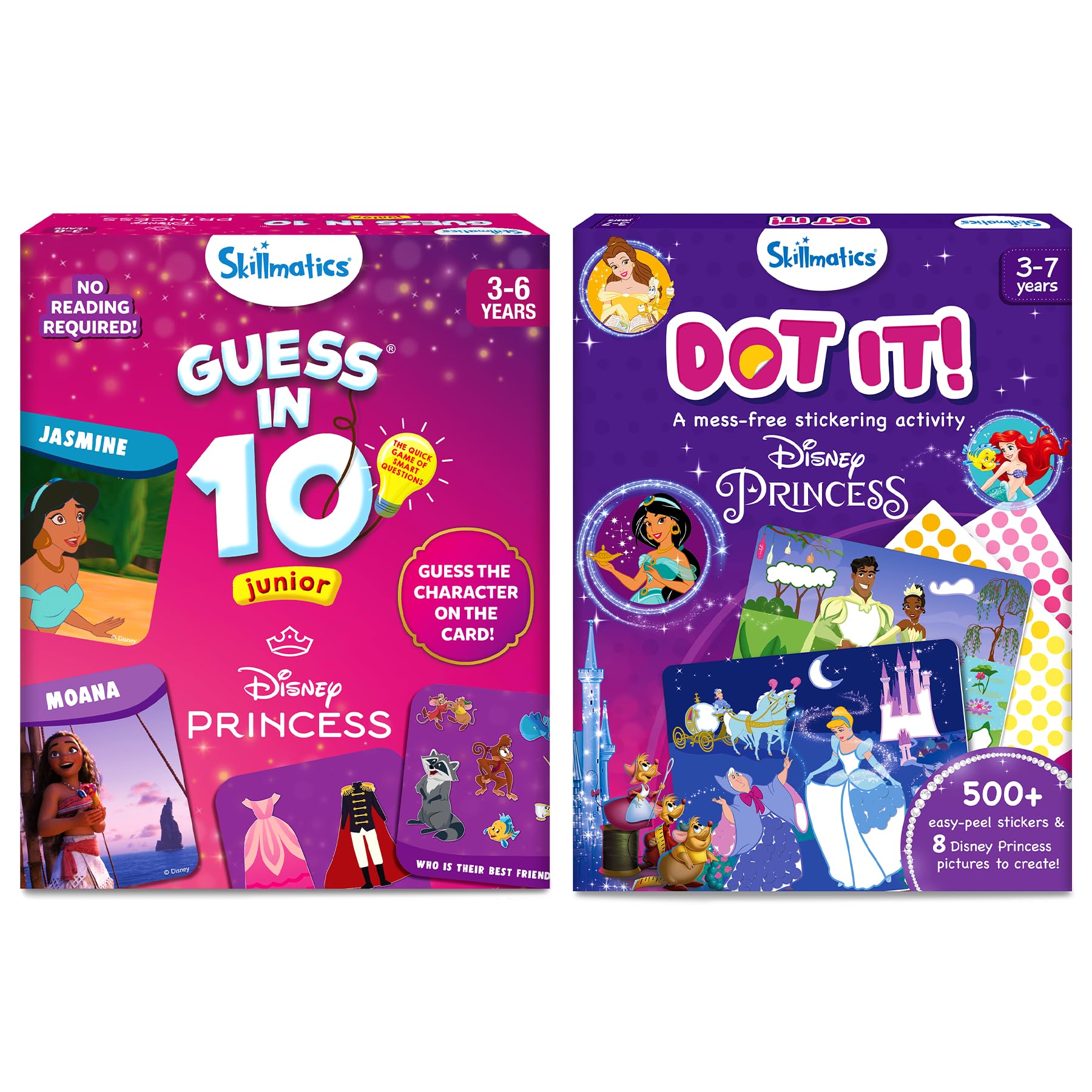 Amazon.com: Skillmatics Guess in 10 Junior Disney Princess & Dot It ...