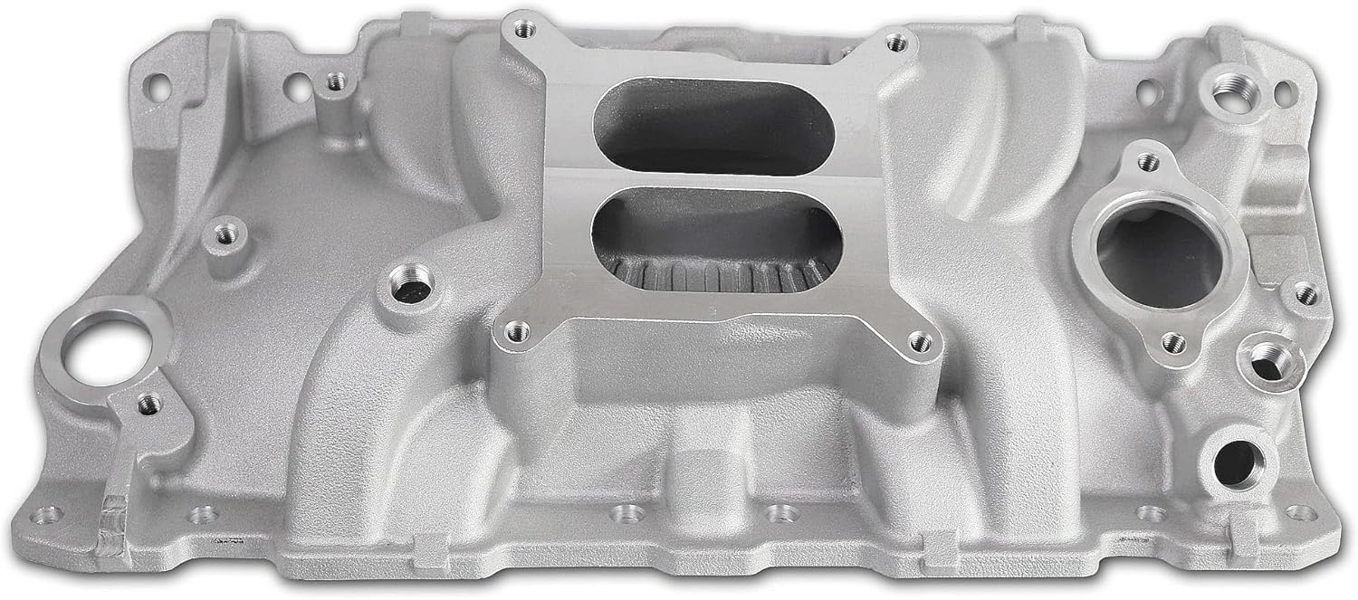 Amazon.com: JGhyperX 2701 Intake Manifold Aluminum Dual Plane ...