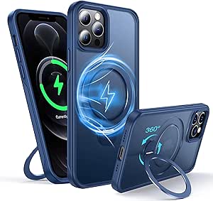 Amazon.com: FNDMIL 360°Rotatable Magnetic Ring for iPhone 12 Case/iPhone 12 Pro Case Compatible ...