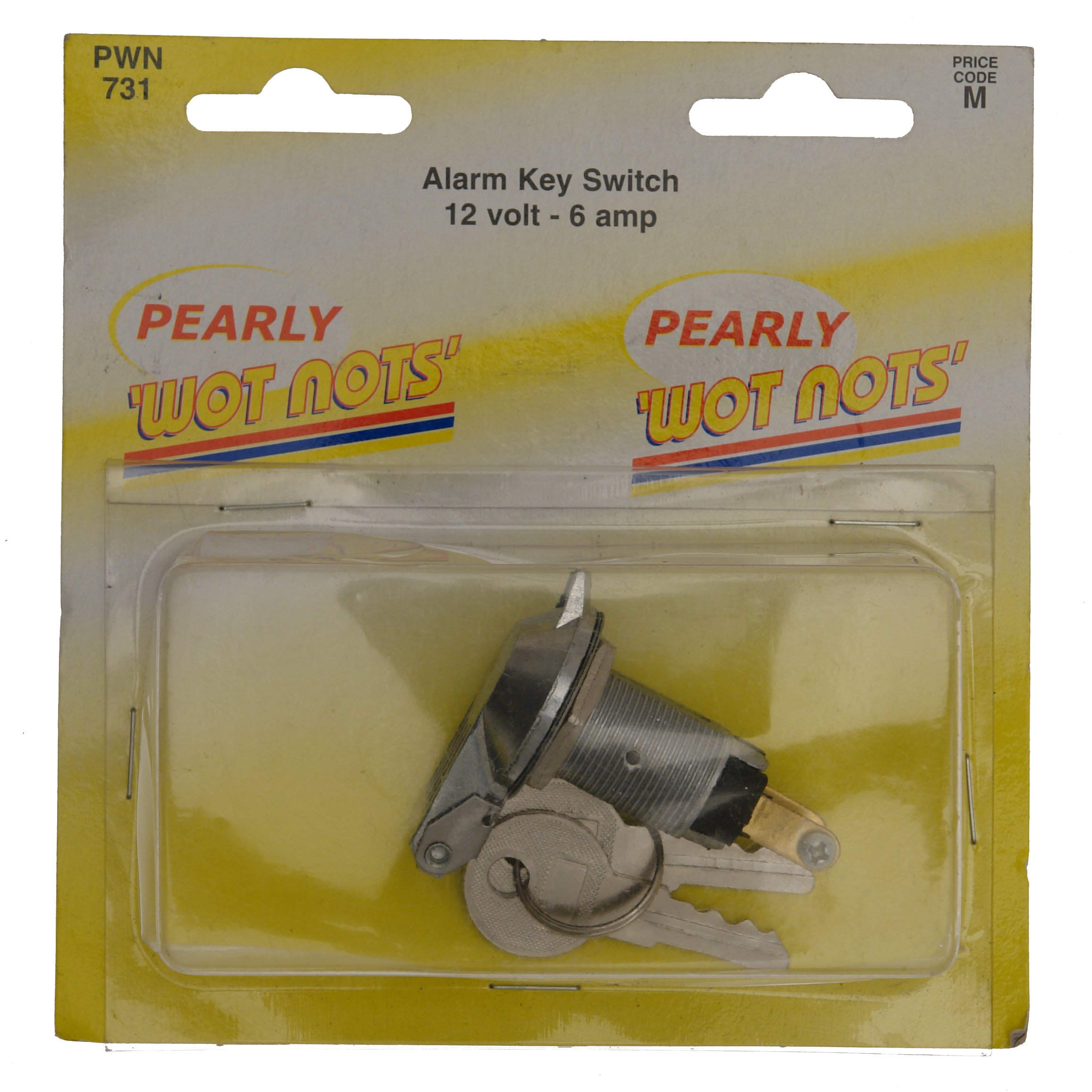Pearl PWN731 Chrome Alarm Key Switch : Amazon.co.uk: Automotive