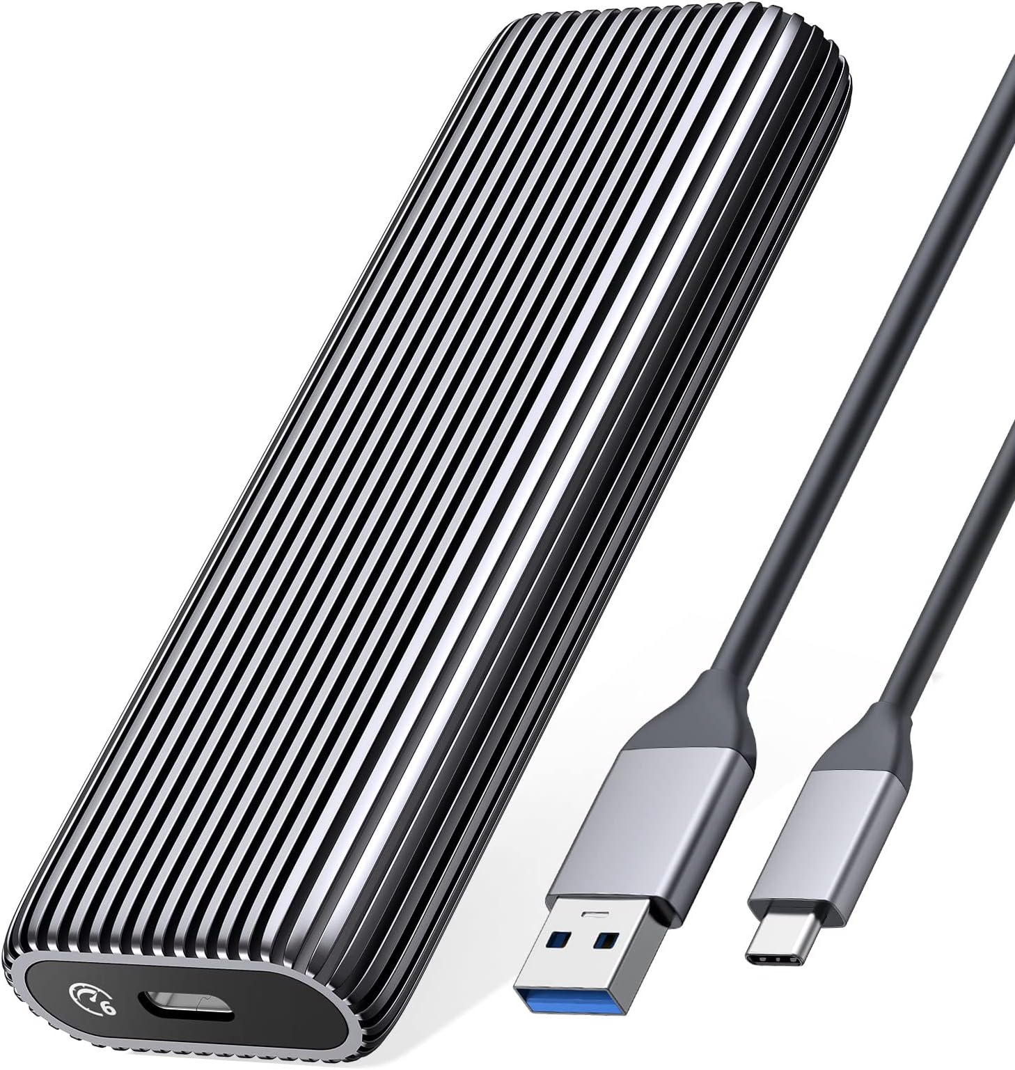 ORICO M.2 SATA SSD Enclosure Reader USB3.2 6Gbps, Tool-Free Type-C ...