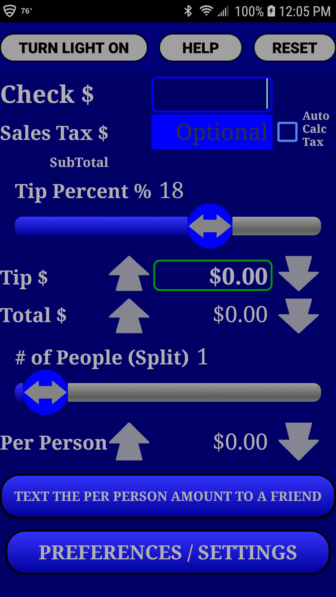 EASY FAST RESTAURANT TIP CALCULATOR PRO - App on Amazon Appstore