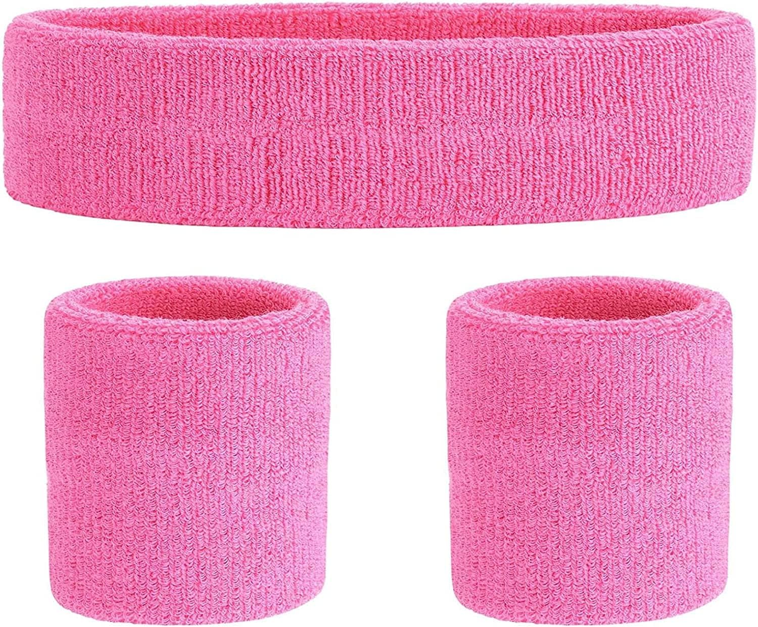 12 Pairs Kids Wristbands Sweatbands Colorful Sports Wrist Sweat Bands ...