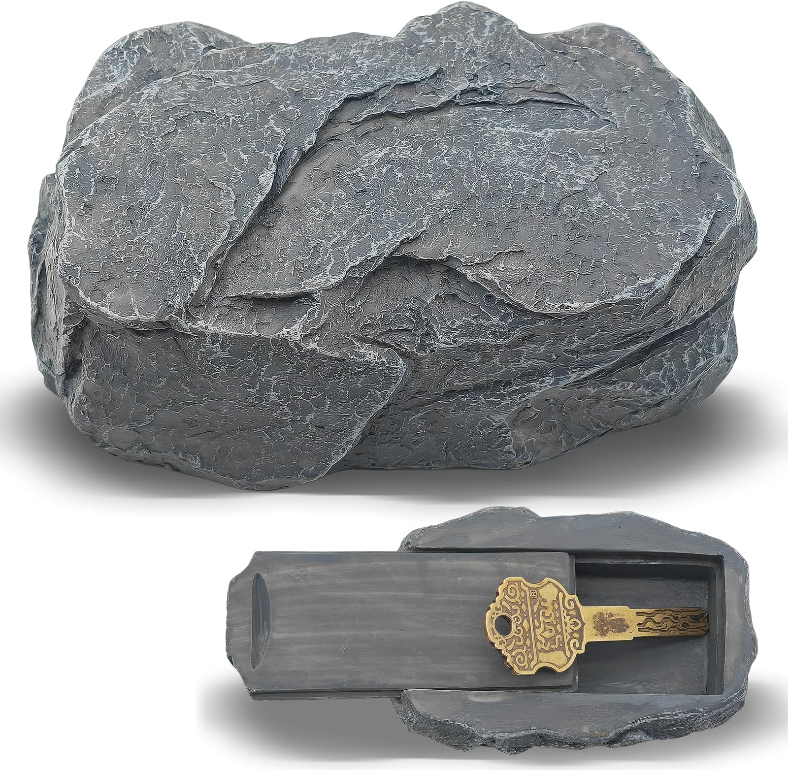 RamPro Hide-a-Spare-Key Fake Rock - Looks & Feels like Real Stone ...