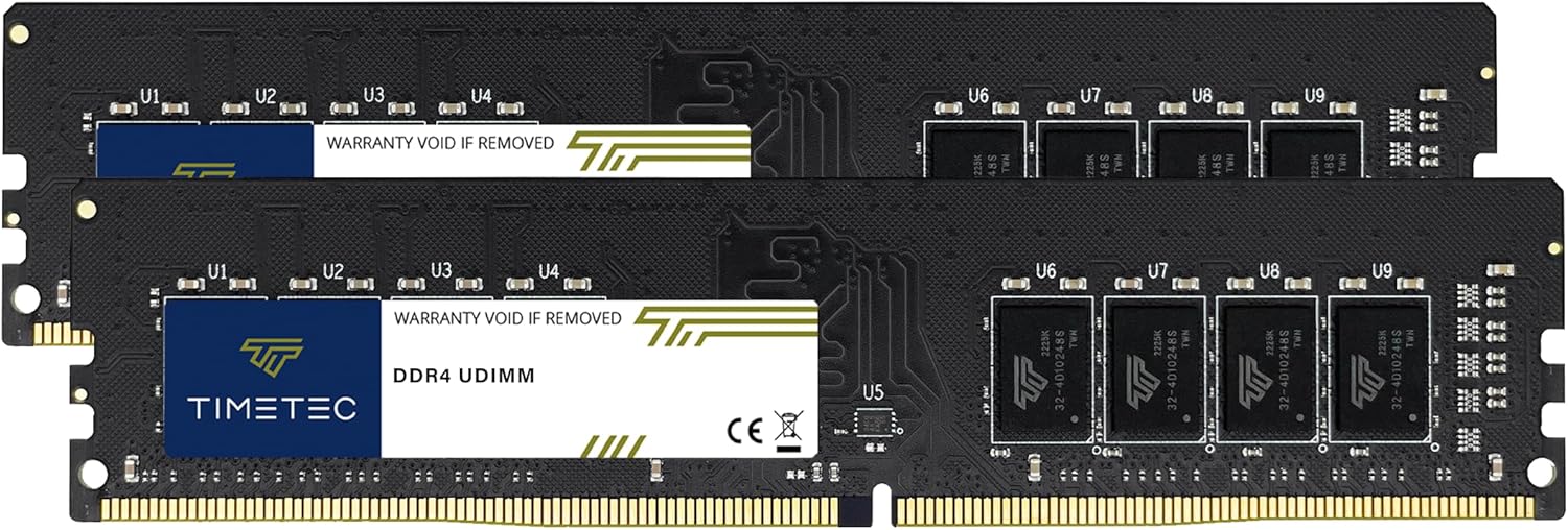 Timetec 32GB KIT(2x16GB) DDR4 3200MHz (or 2933MHz or 2666MHz) PC4-25600 ...