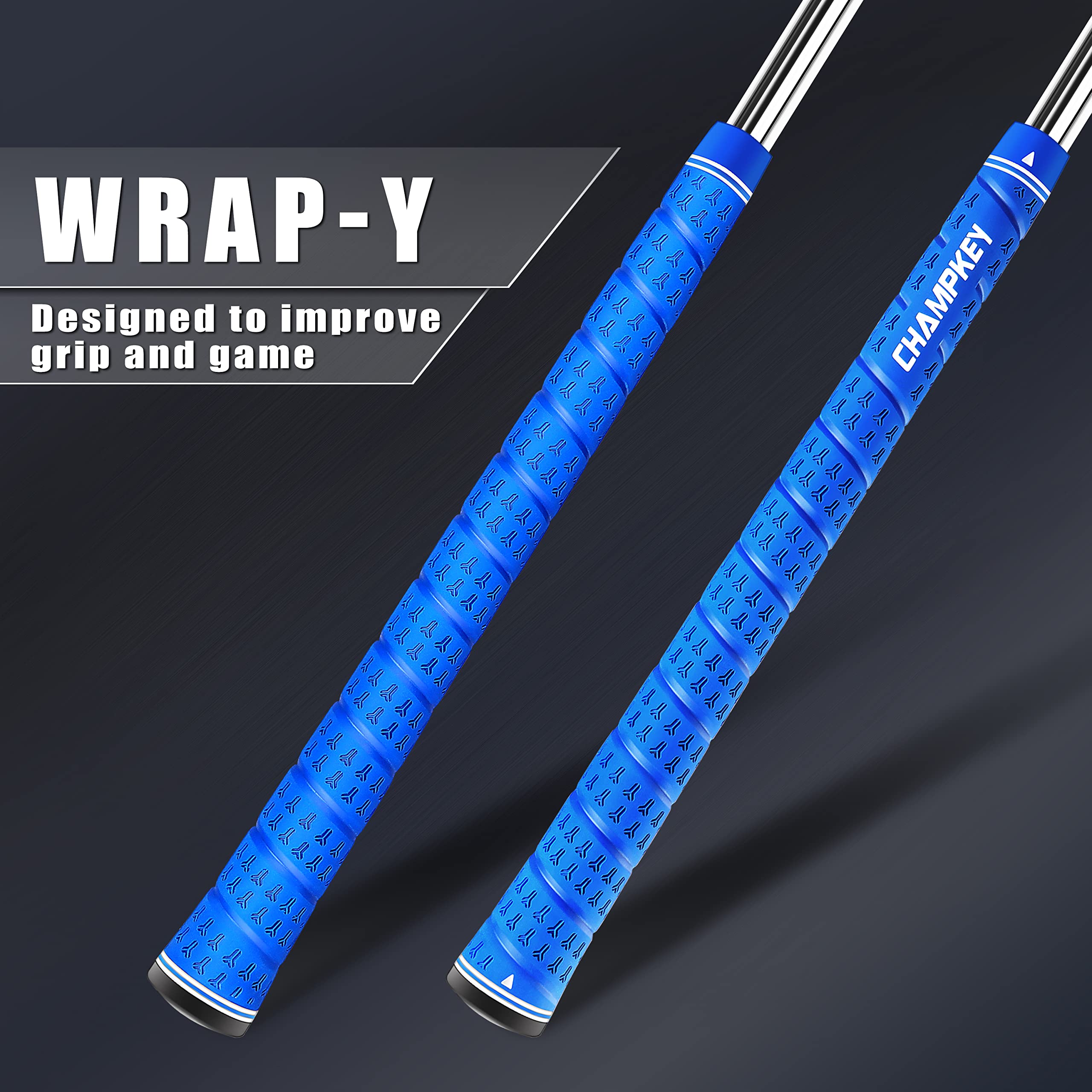 Snapklik.com : CHAMPKEY WRAP-Y Rubber Golf Grips 13 Pack Come