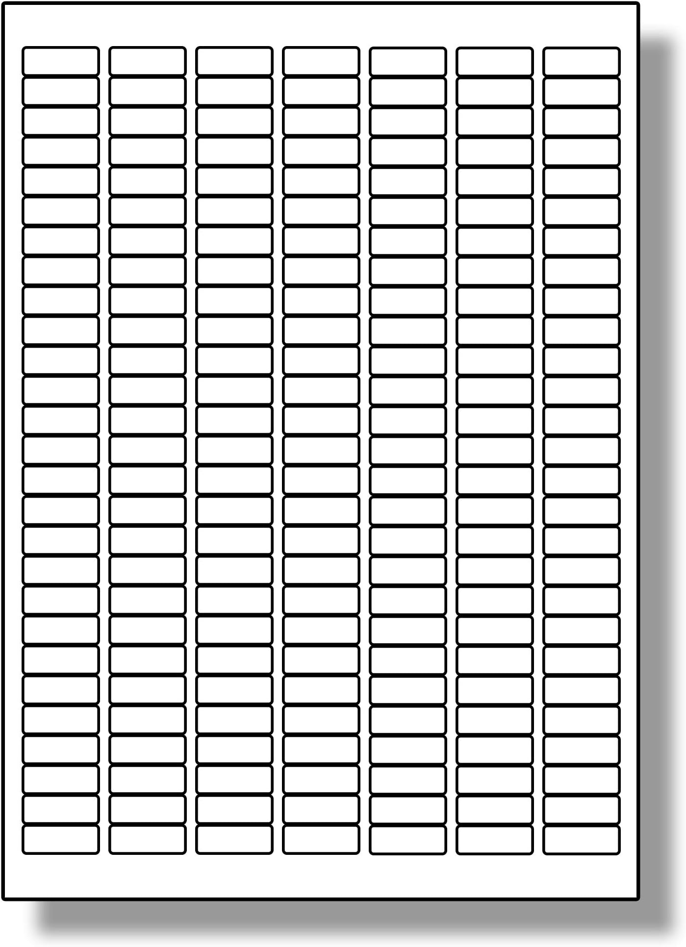 Label Planet® 189 Per Page/Sheet, 5 Sheets (945 Sticky Small Micro ...