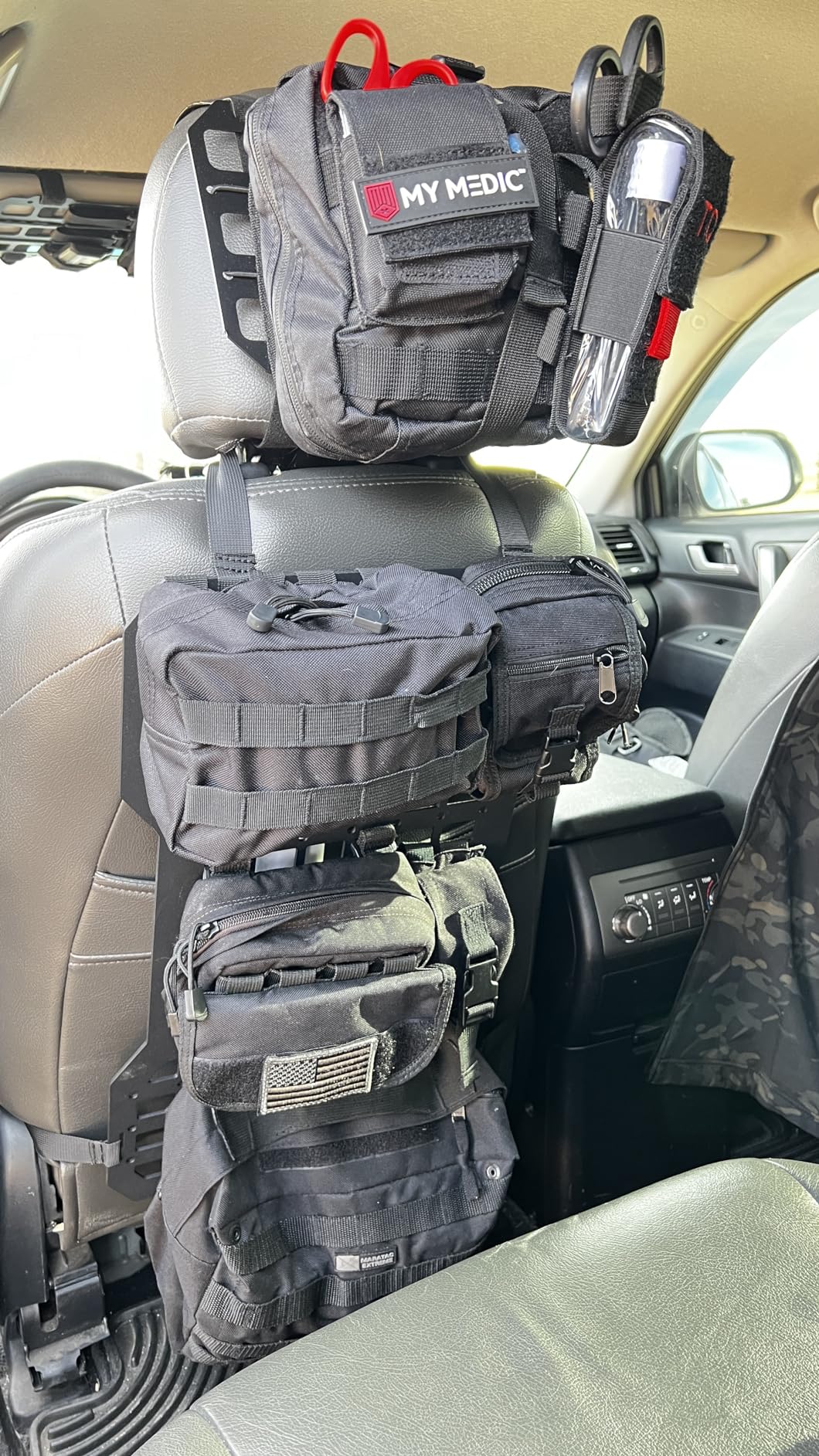 Amazon.com: MAIKER Tactical Rigid Molle Insert Panels for Vehicles Car ...