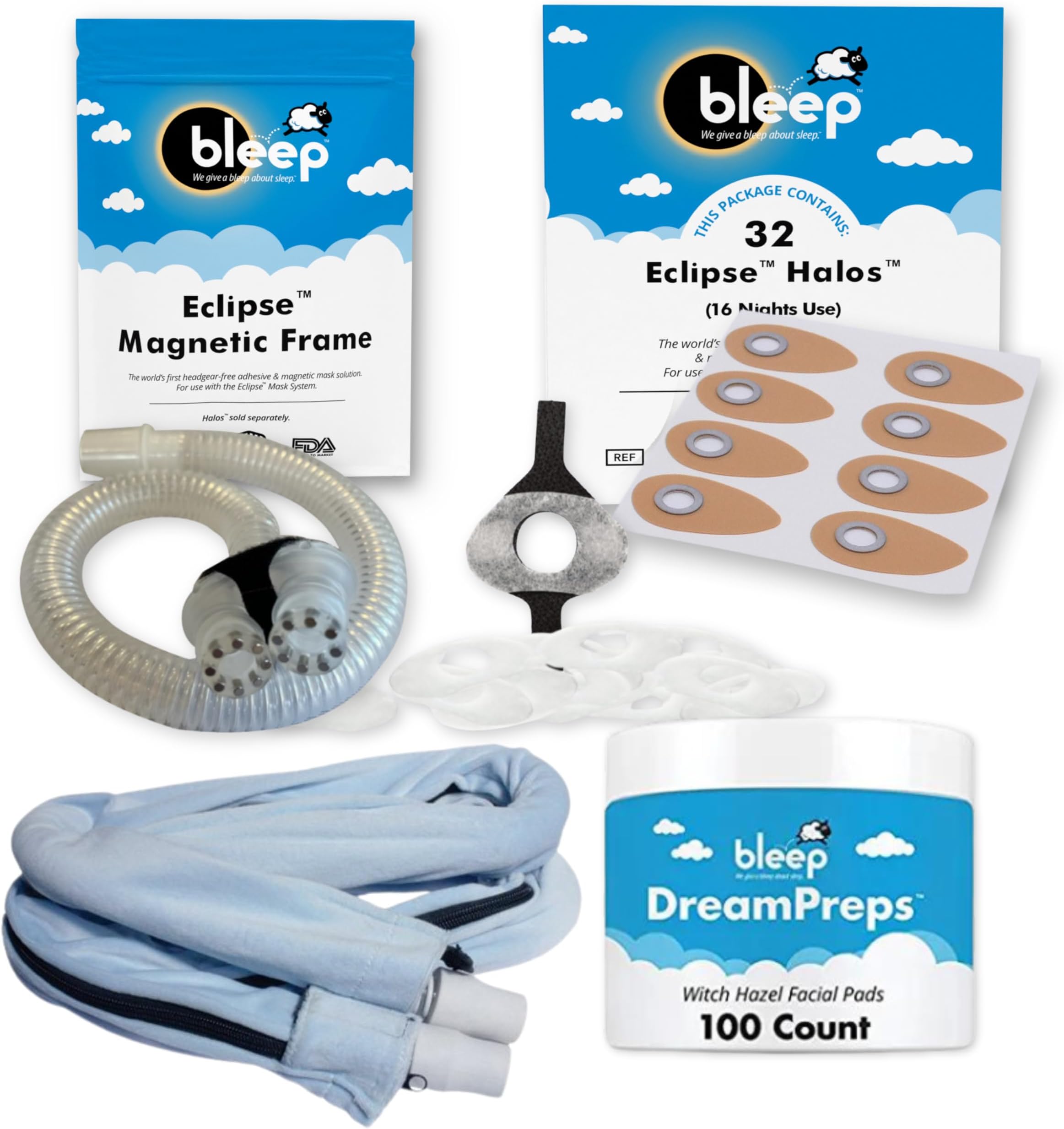 Amazon.com: Bleep Eclipse Magnetic Mask Replacement Kit | Leak-Free ...
