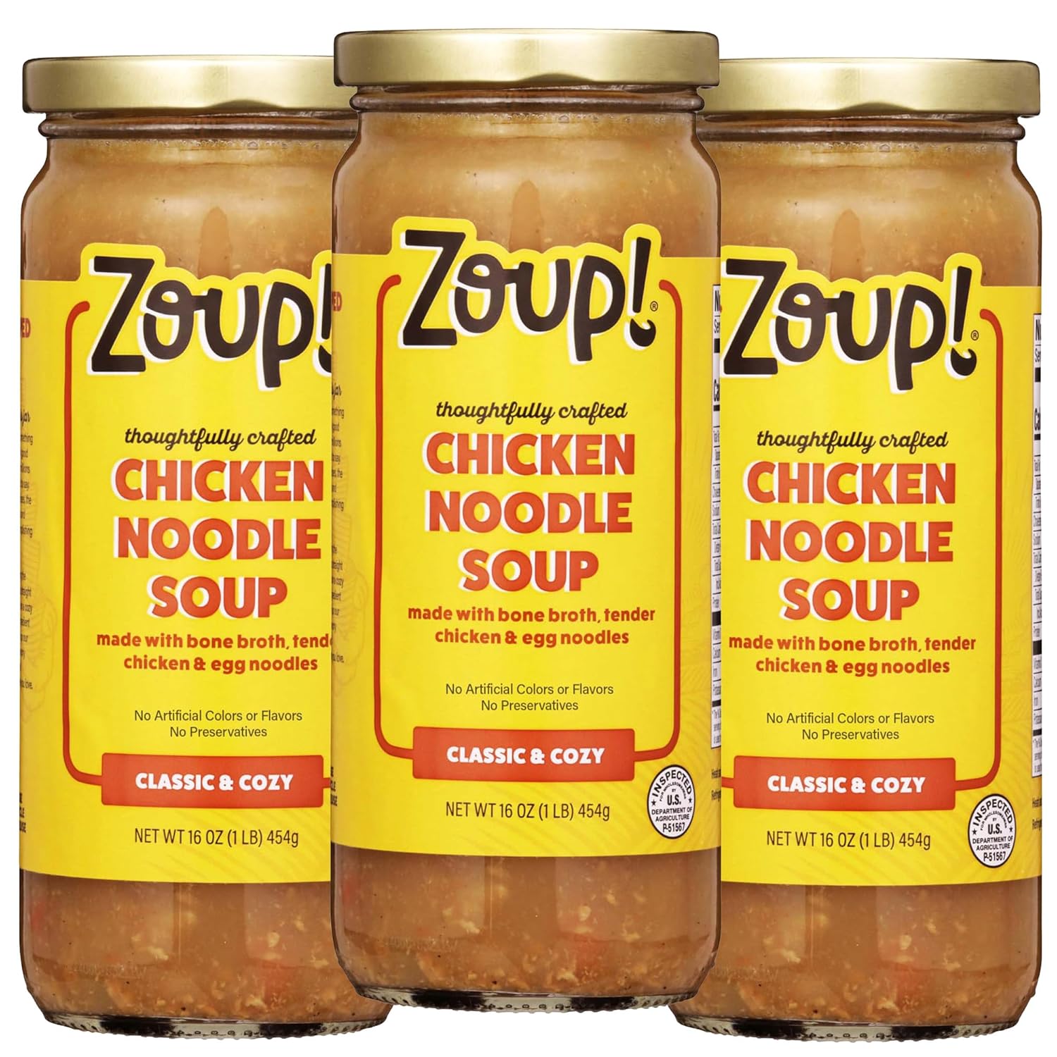 Amazon.com: Chicken Noodle Soup by Zoup! - No Artificial Colors or ...