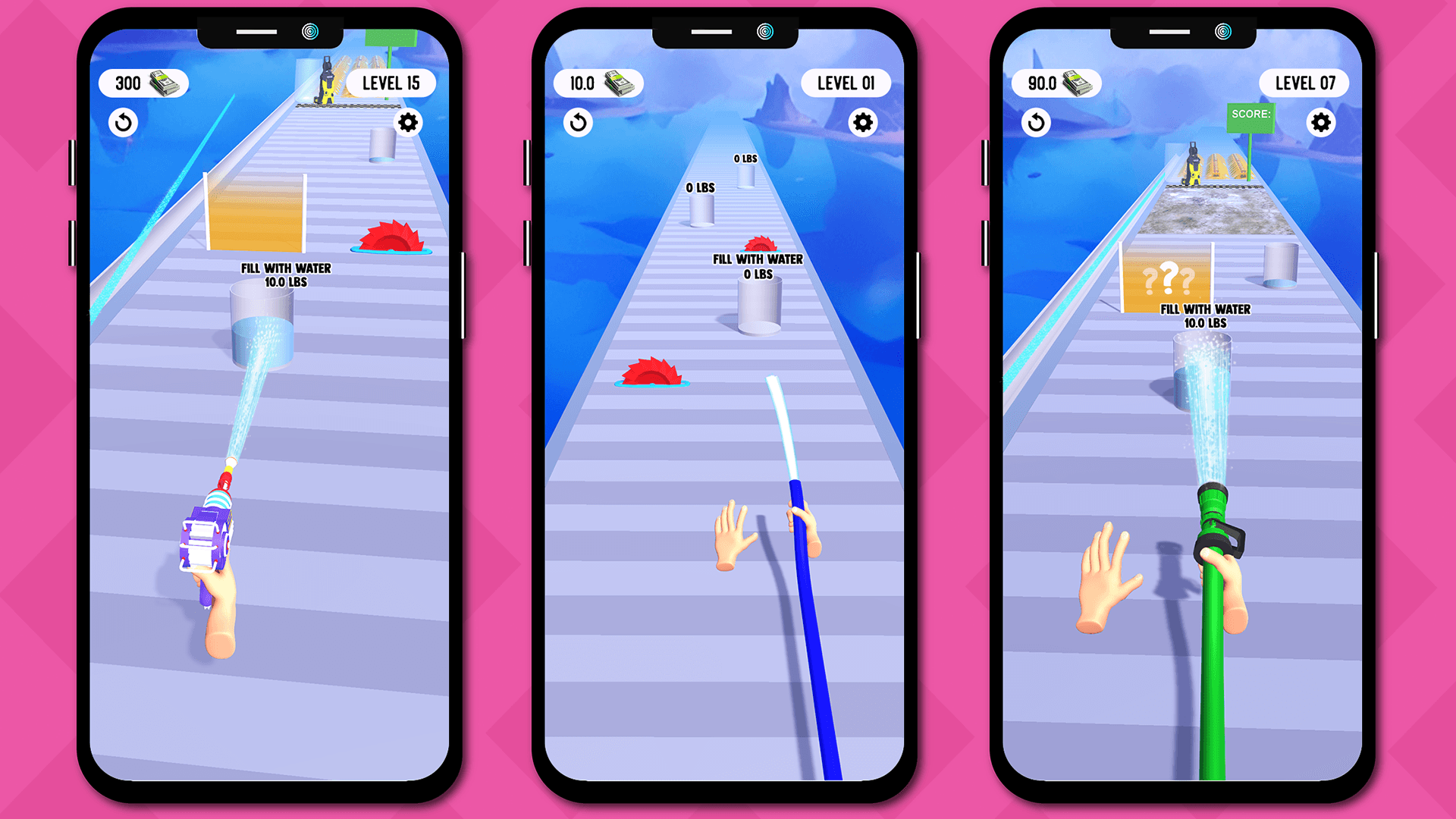 Pressure Cleaning Rush! Power Washer Run 3D - Washing Runner Deep Wash ...