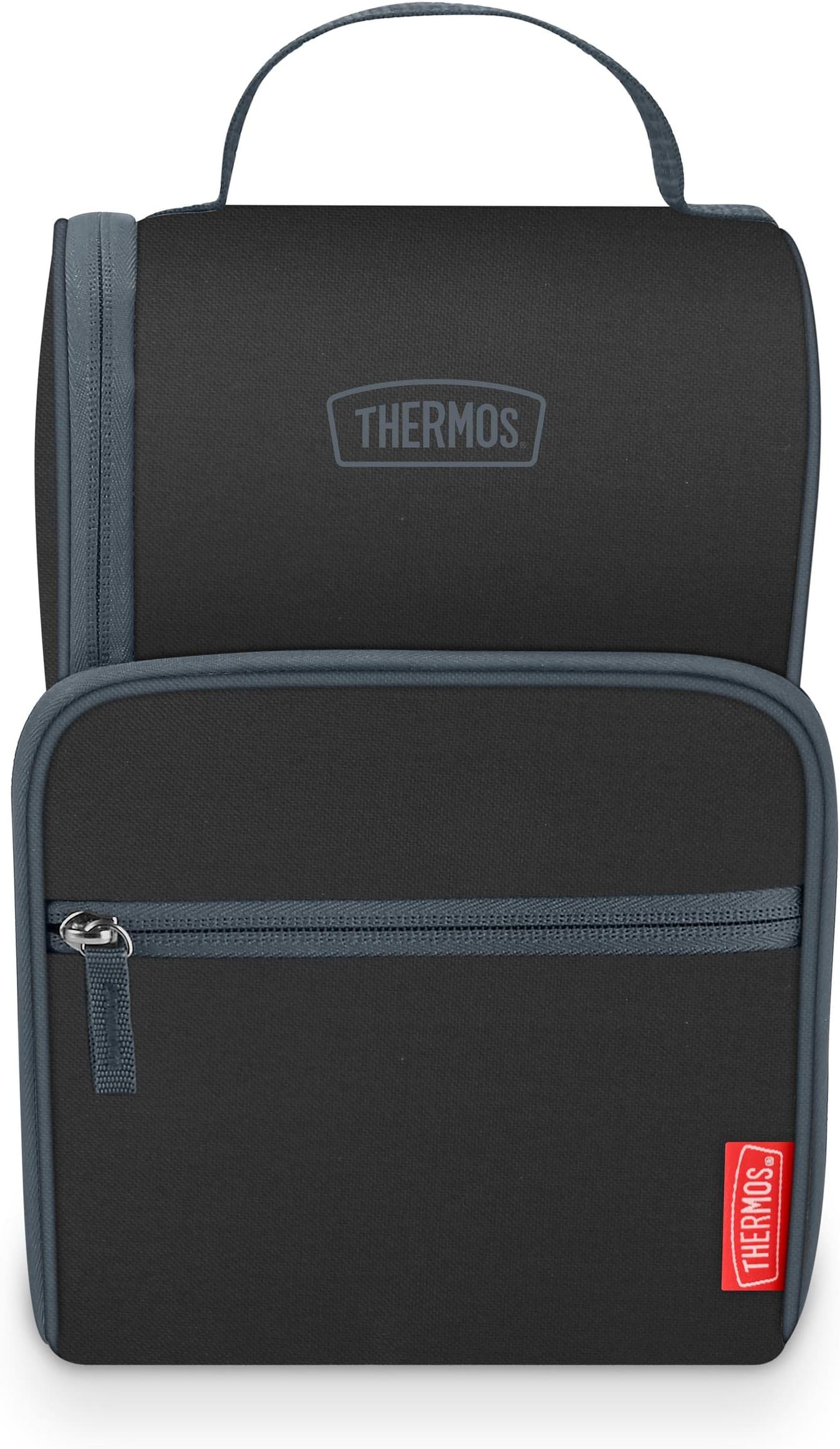 Amazon.com: THERMOS Tween Non- Licensed Dual Lunch Kit, Black: Home ...