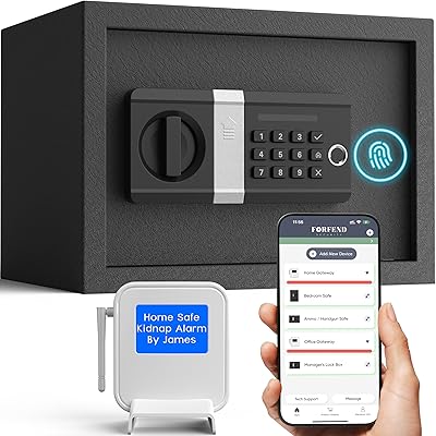 Amazon.com: Billconch Smart Gun Safe for Multiple Pistols - Automatic ...