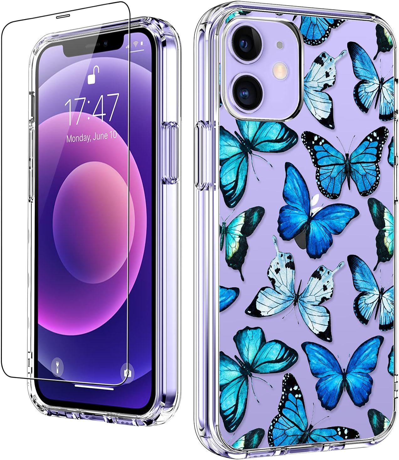 Amazon.com: LUHOURI Designed for iPhone 12 Case,iPhone 12 Pro Case with ...