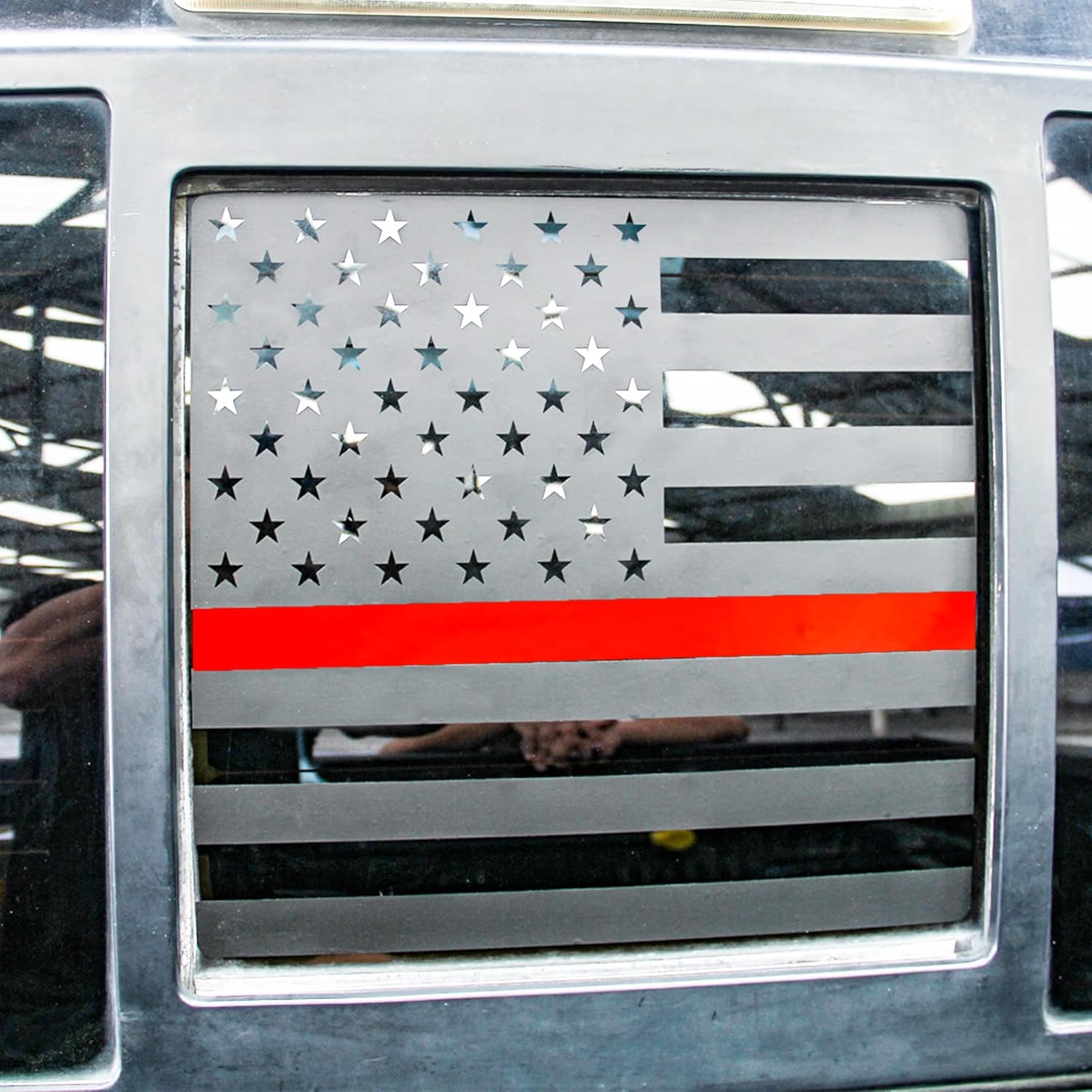 Amazon.com - Fits Ford F150 F250 F350 2004-2014 Flag Window Decals Rear ...