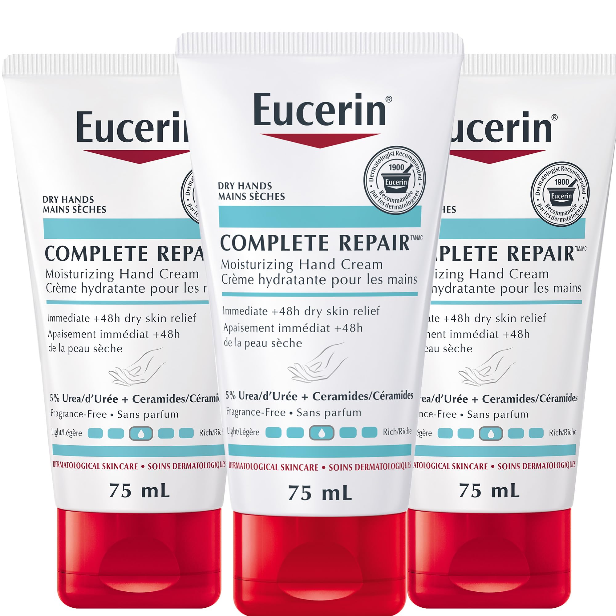 EUCERIN Complete Repair Moisturizing Hand Cream | Dry to Very Dry Skin ...