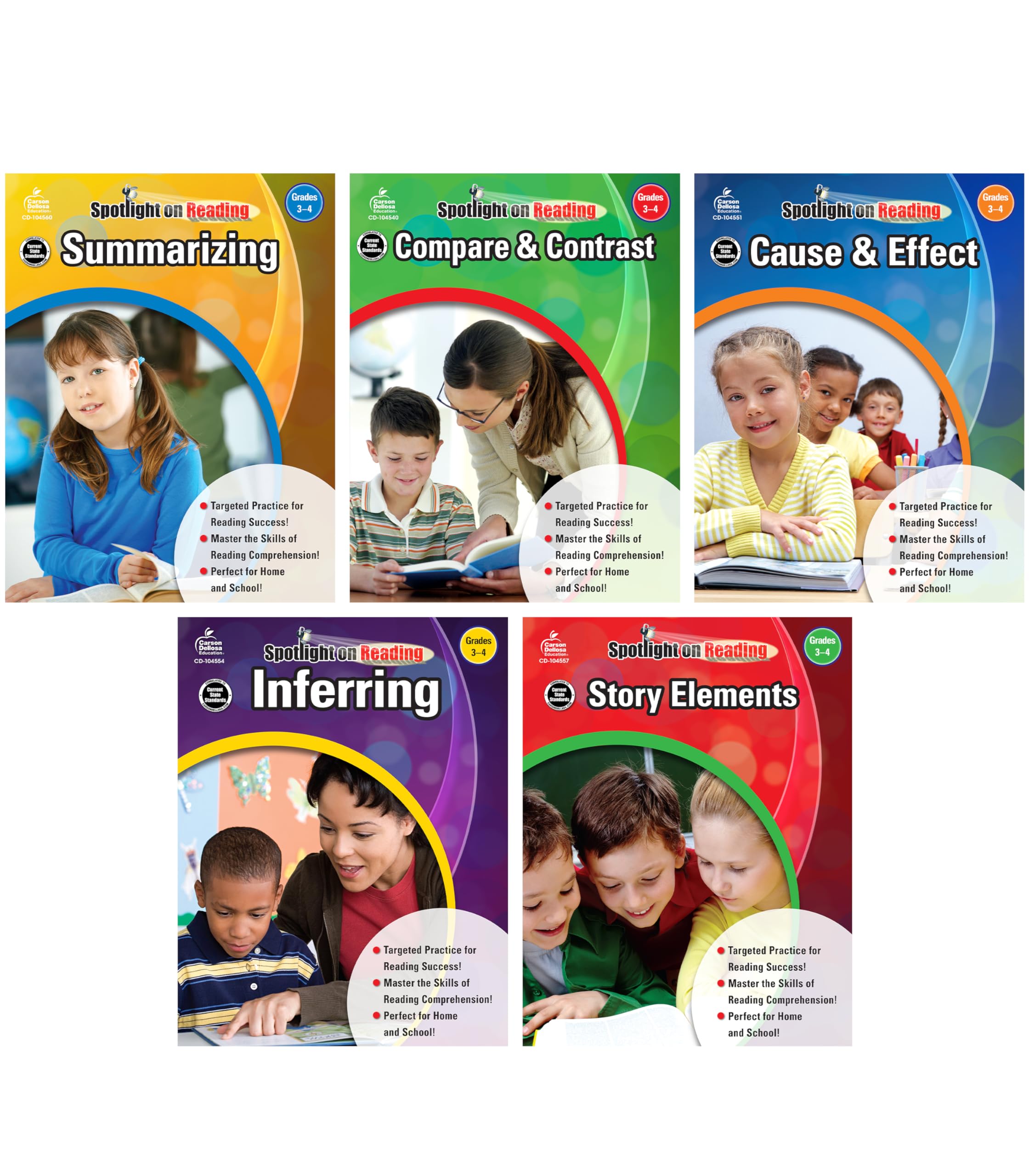 Snapklik.com : Carson Dellosa Spotlight On Reading 5pc Reading ...