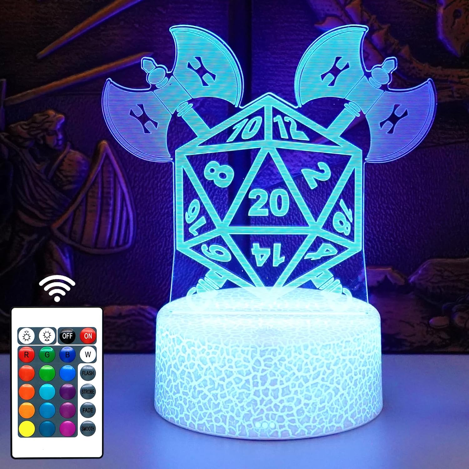 Amazon.com: DND Night Light Decor Lamp for Dungeons and Dragons Gifts ...